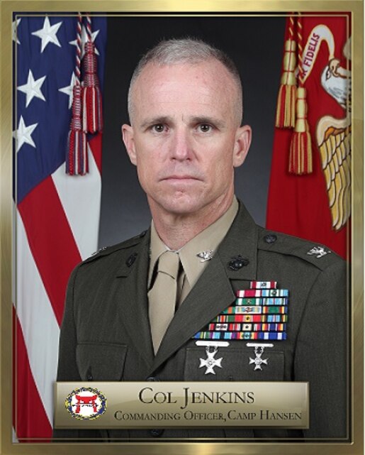 Colonel Larry M. Jenkins > Marine Corps Base Camp Butler > Biography