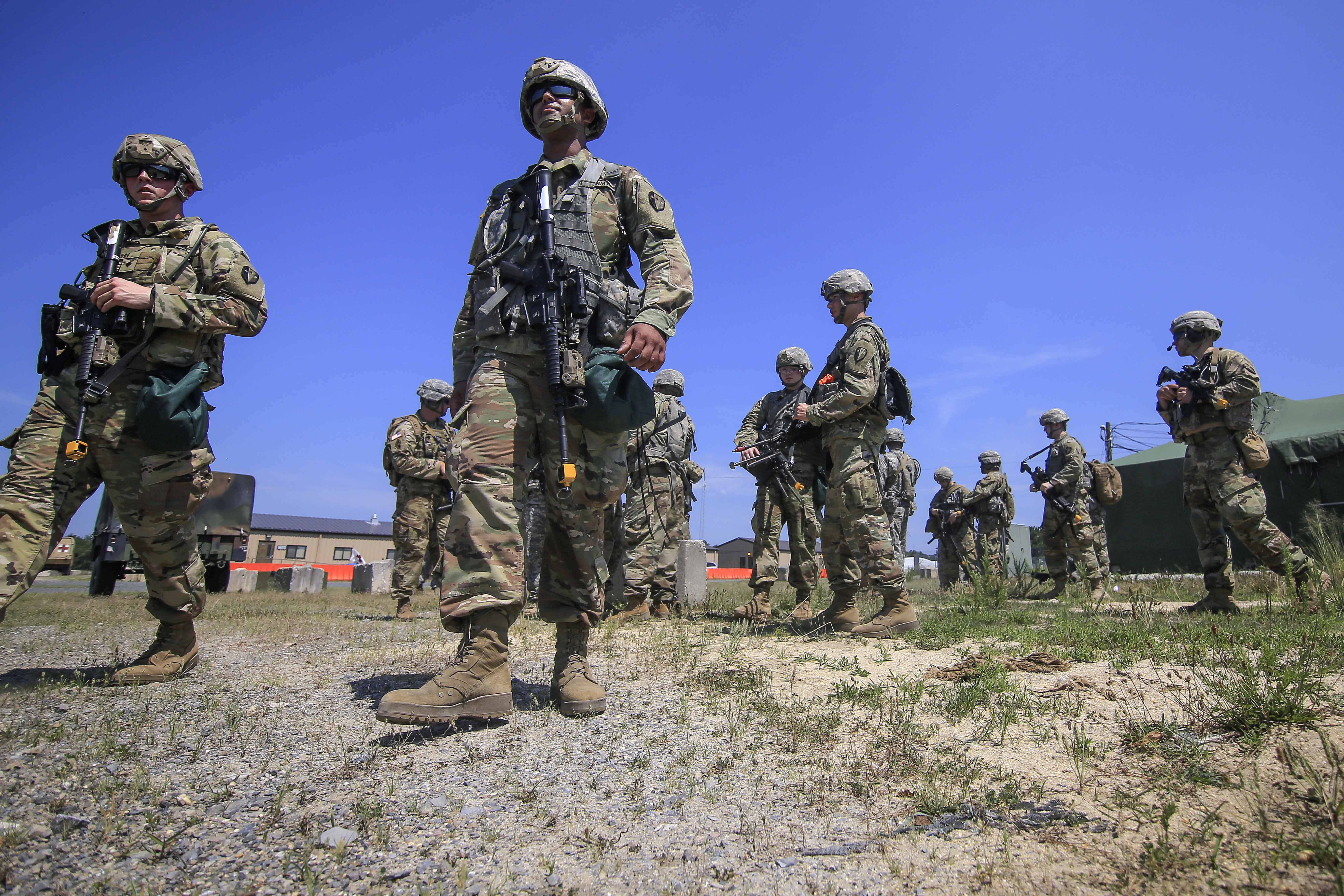 Walking To Assembly Area | U.S. Department of War