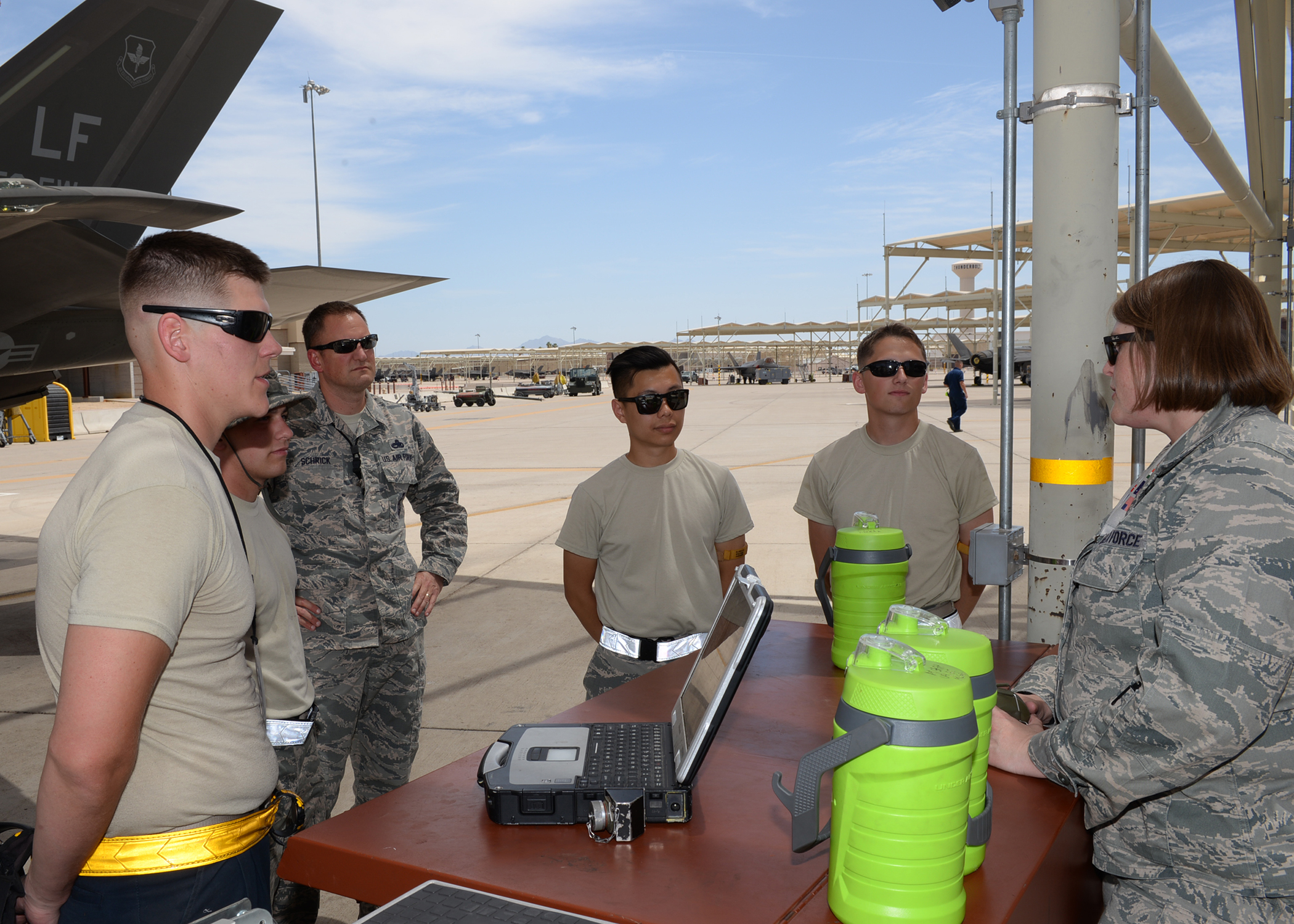 56 MXG frees up time for leaders to connect with Airmen > Luke Air ...