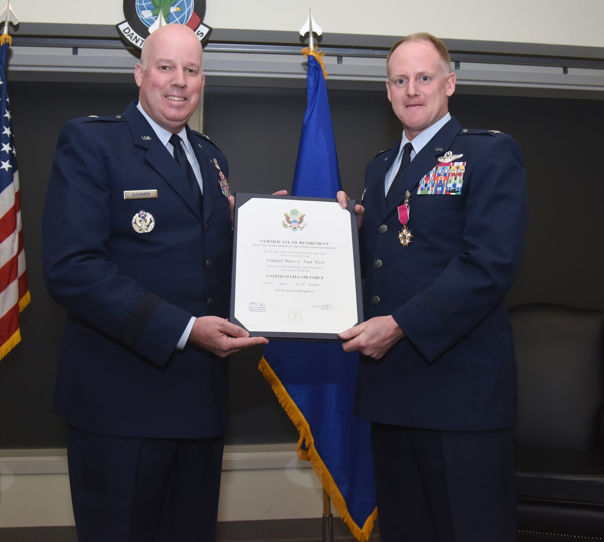 Former Fairchild vice wing commander retires > Fairchild Air Force Base ...