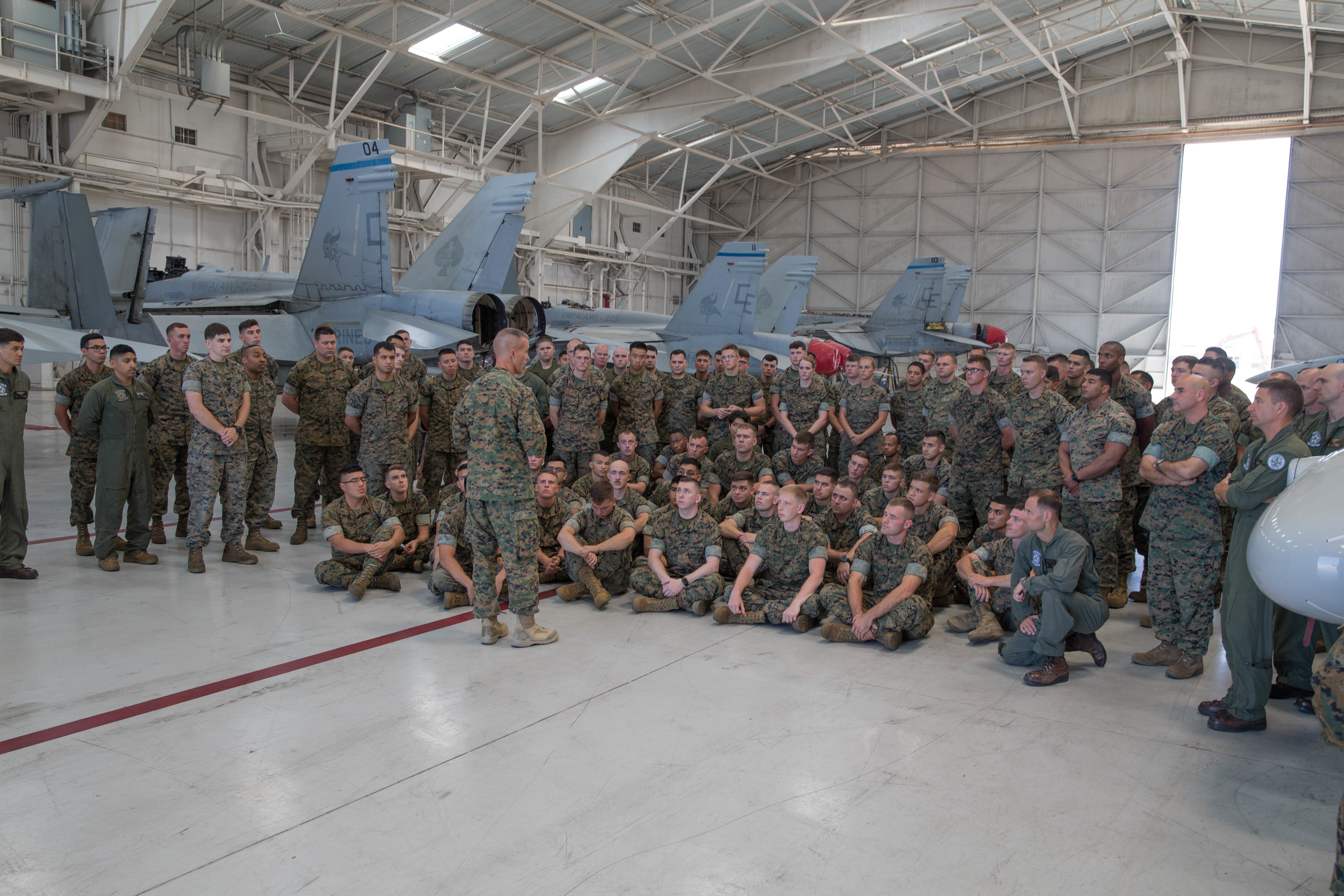 Marine Air Ground Task Force 23 senior leaders visit Marines with ...