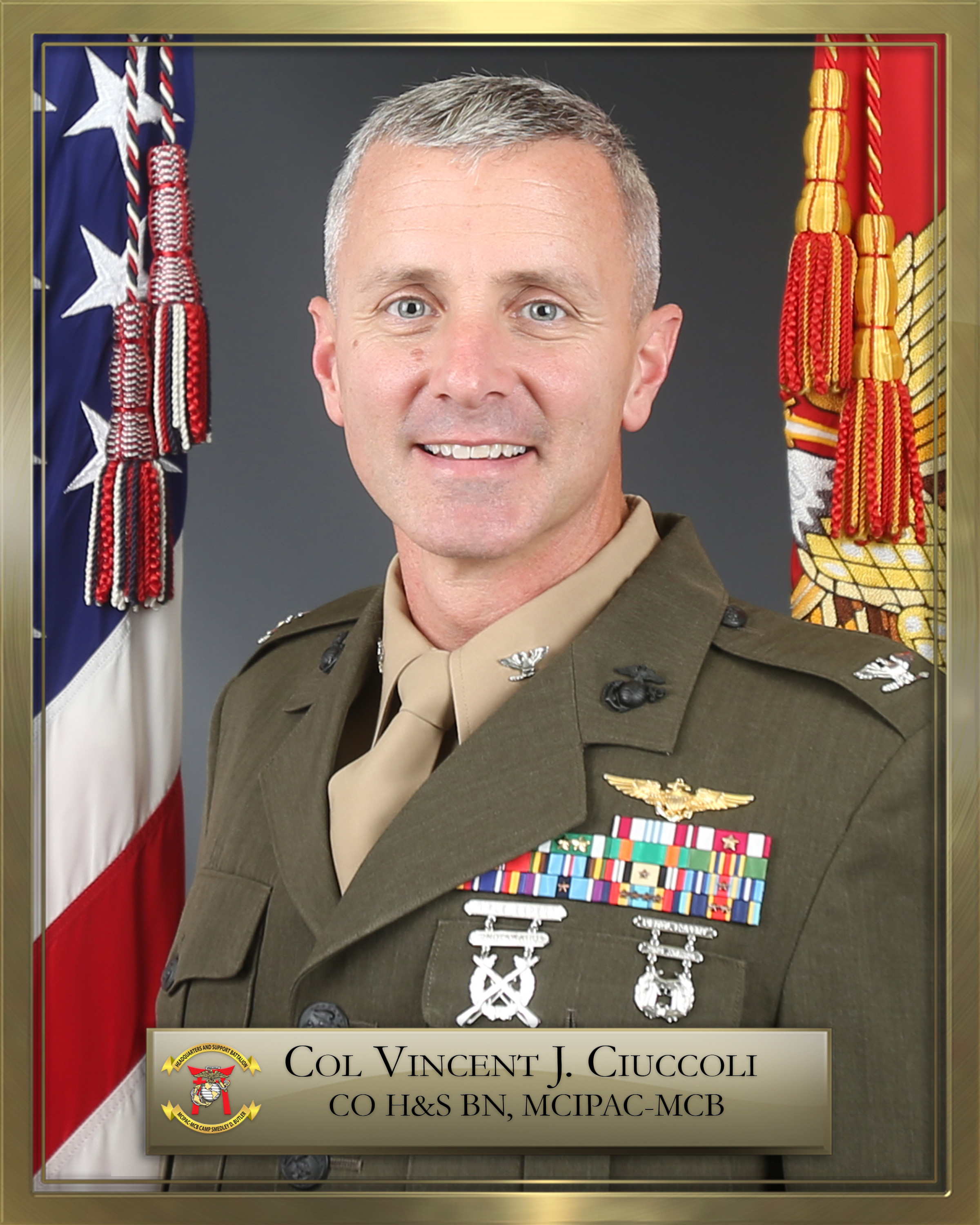Colonel Vincent John Ciuccoli > Marine Corps Base Camp Butler > Leaders