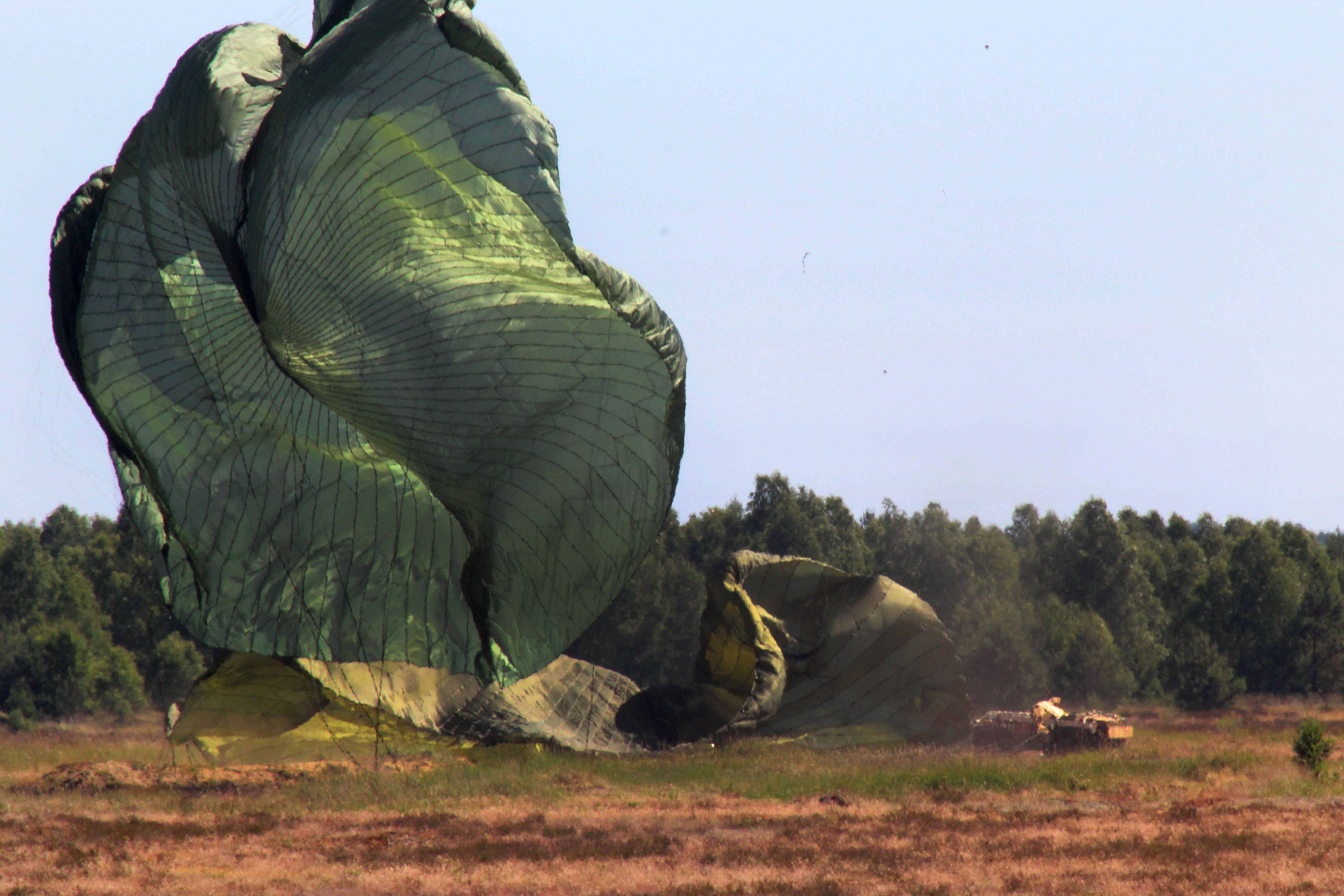 Billowing Parachutes | U.S. Department of War