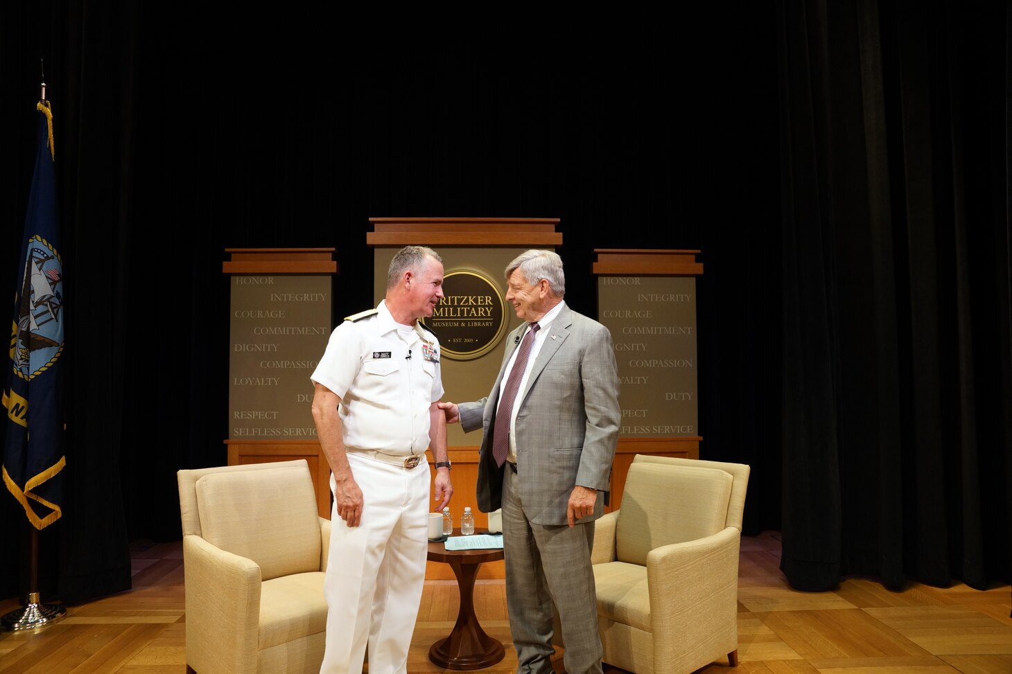 Navy Admiral Celebrates Graduation with Chicago Navy JROTC Cadets ...