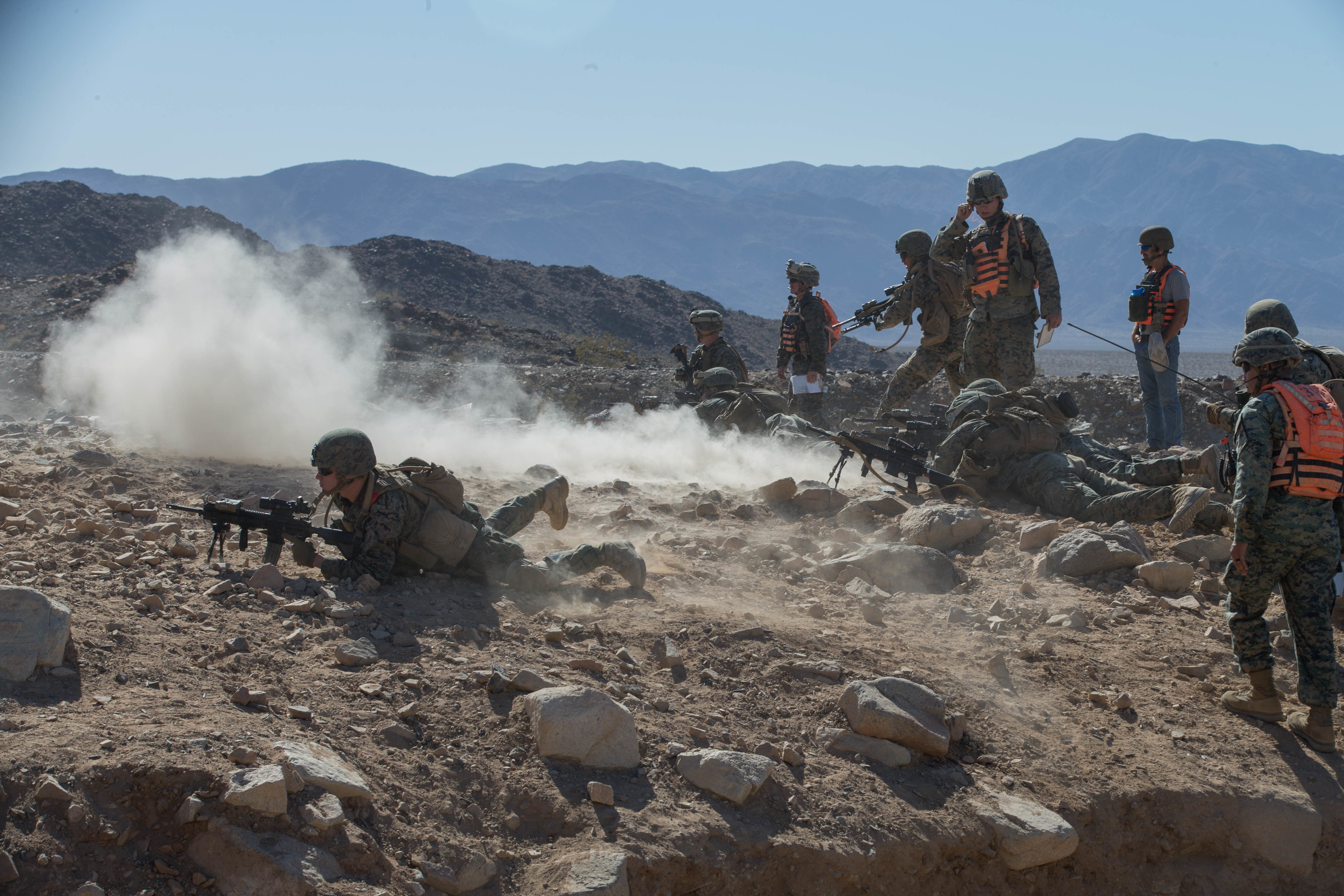MAGTF-23 Marines attack range 410A