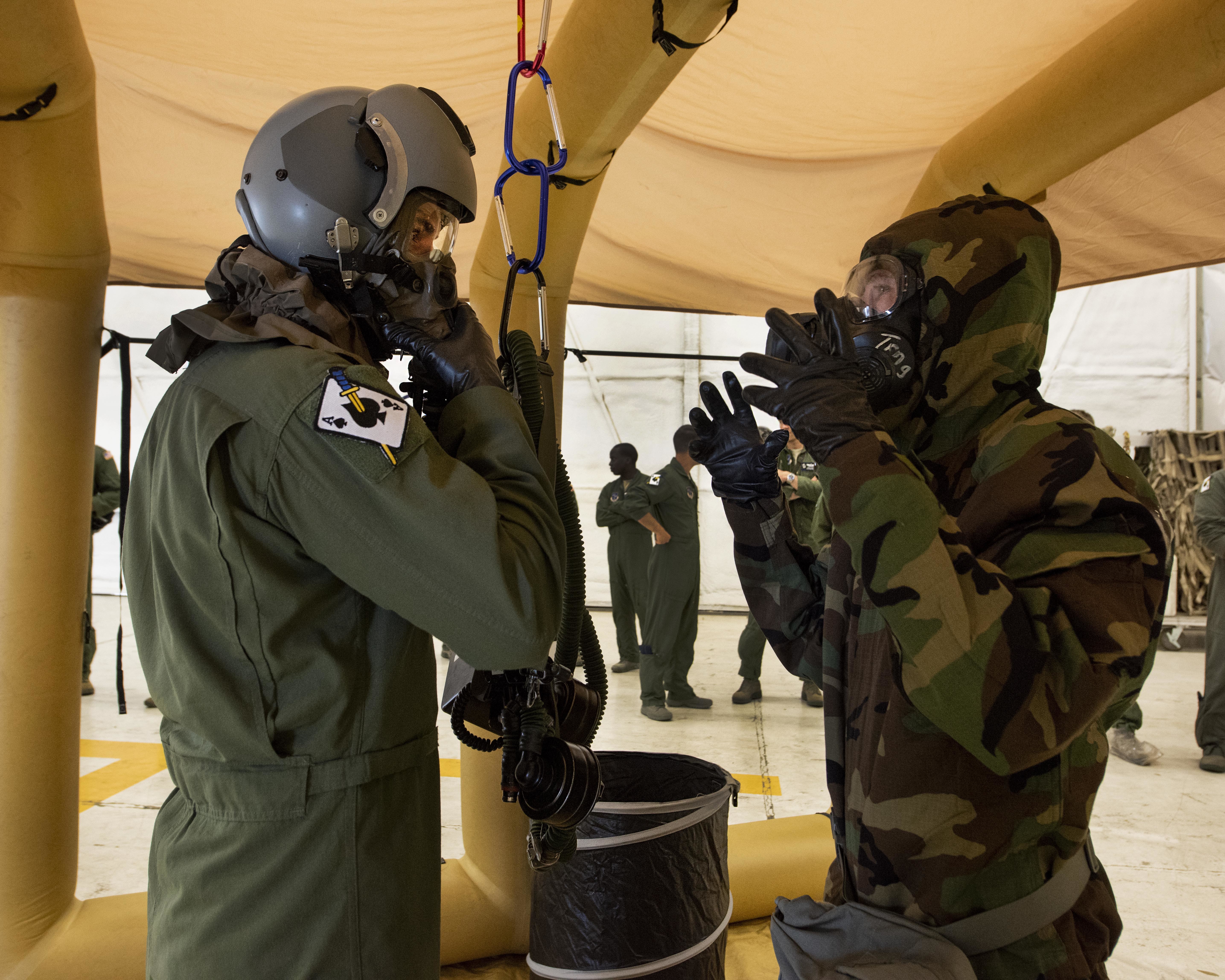 141st Operations Support Squadron hosts aircrew chemical ...