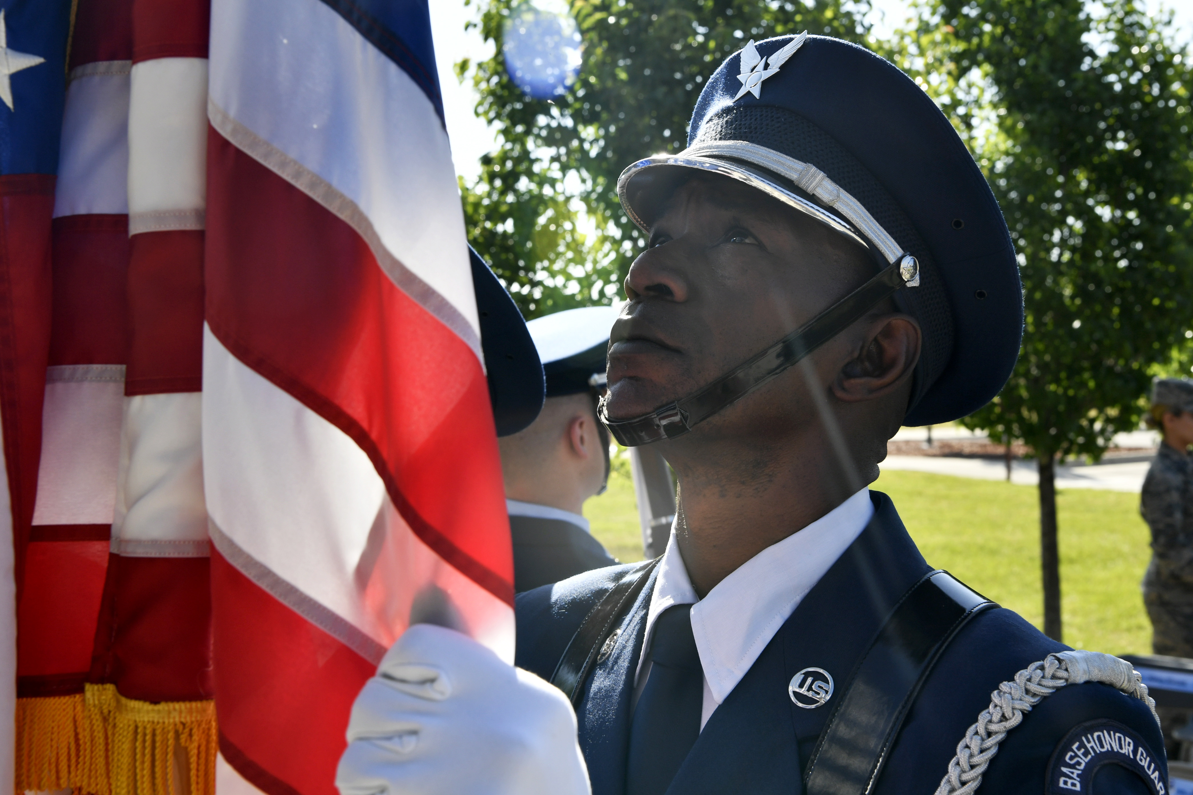 460th MDG celebrates massing of medics completion > Air Force Medical ...