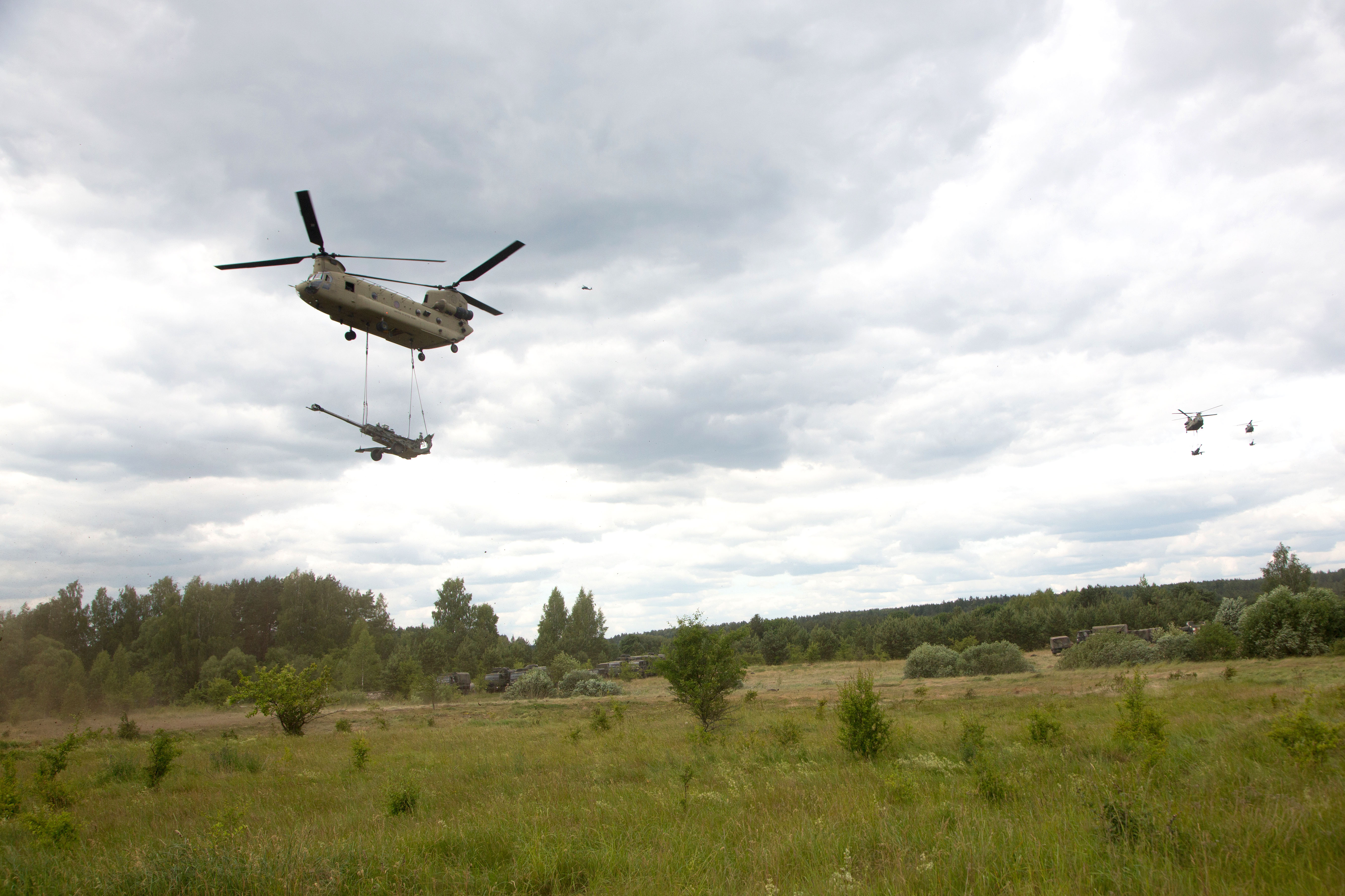 Transporting Howitzers
