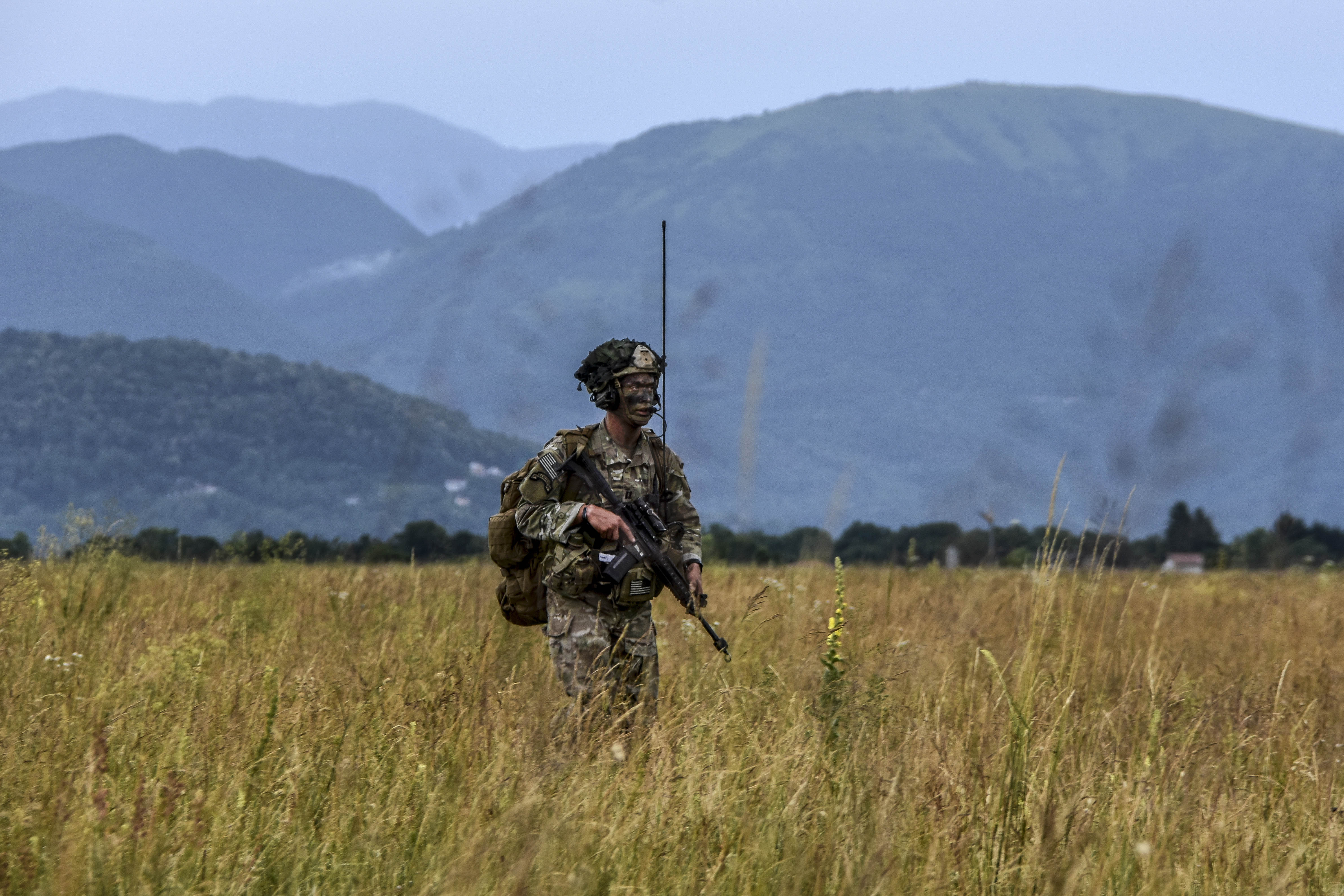 Walking to Rally Point