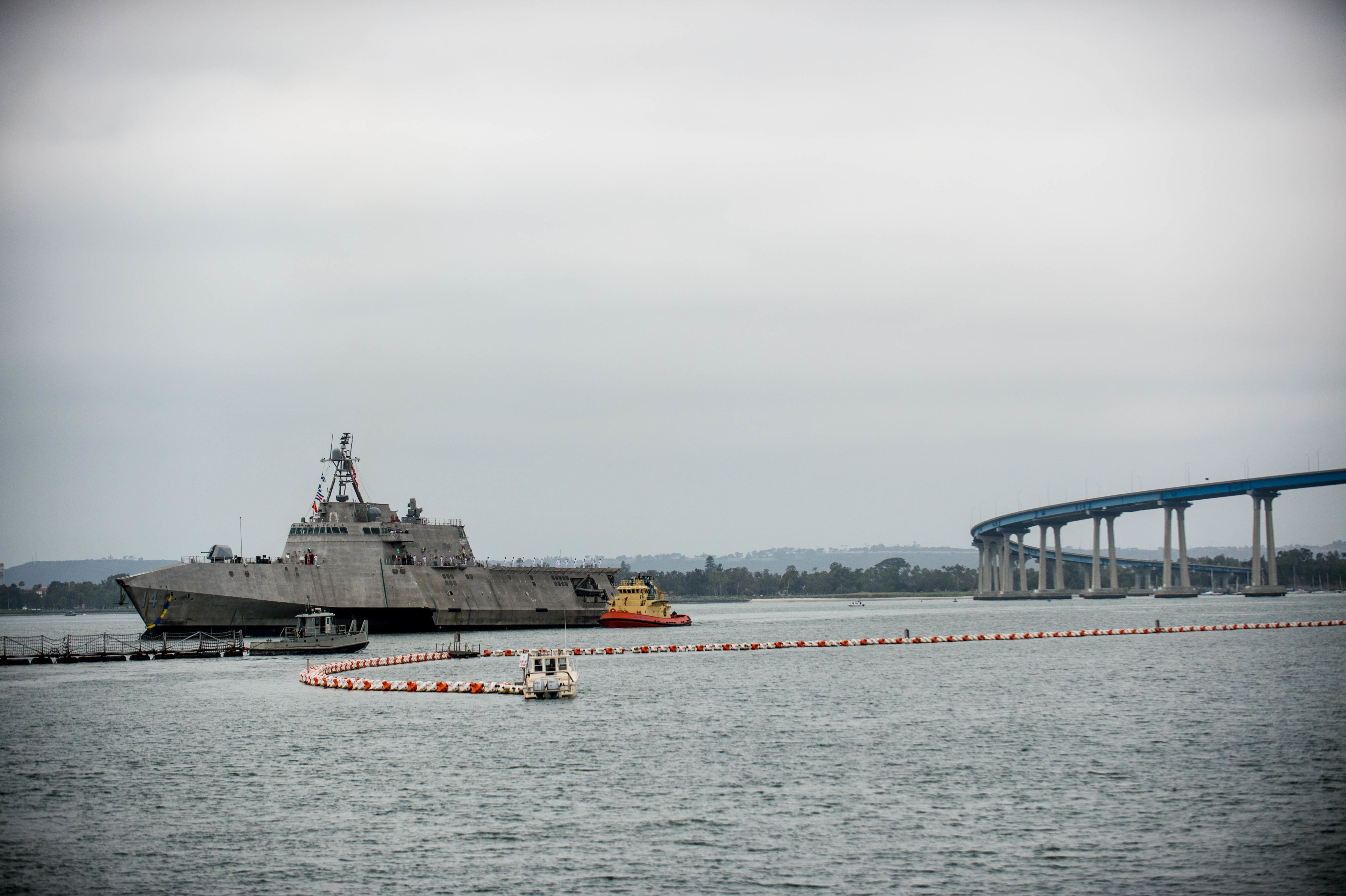 Navy's Newest Littoral Combat Ship USS Manchester Arrives in San Diego ...