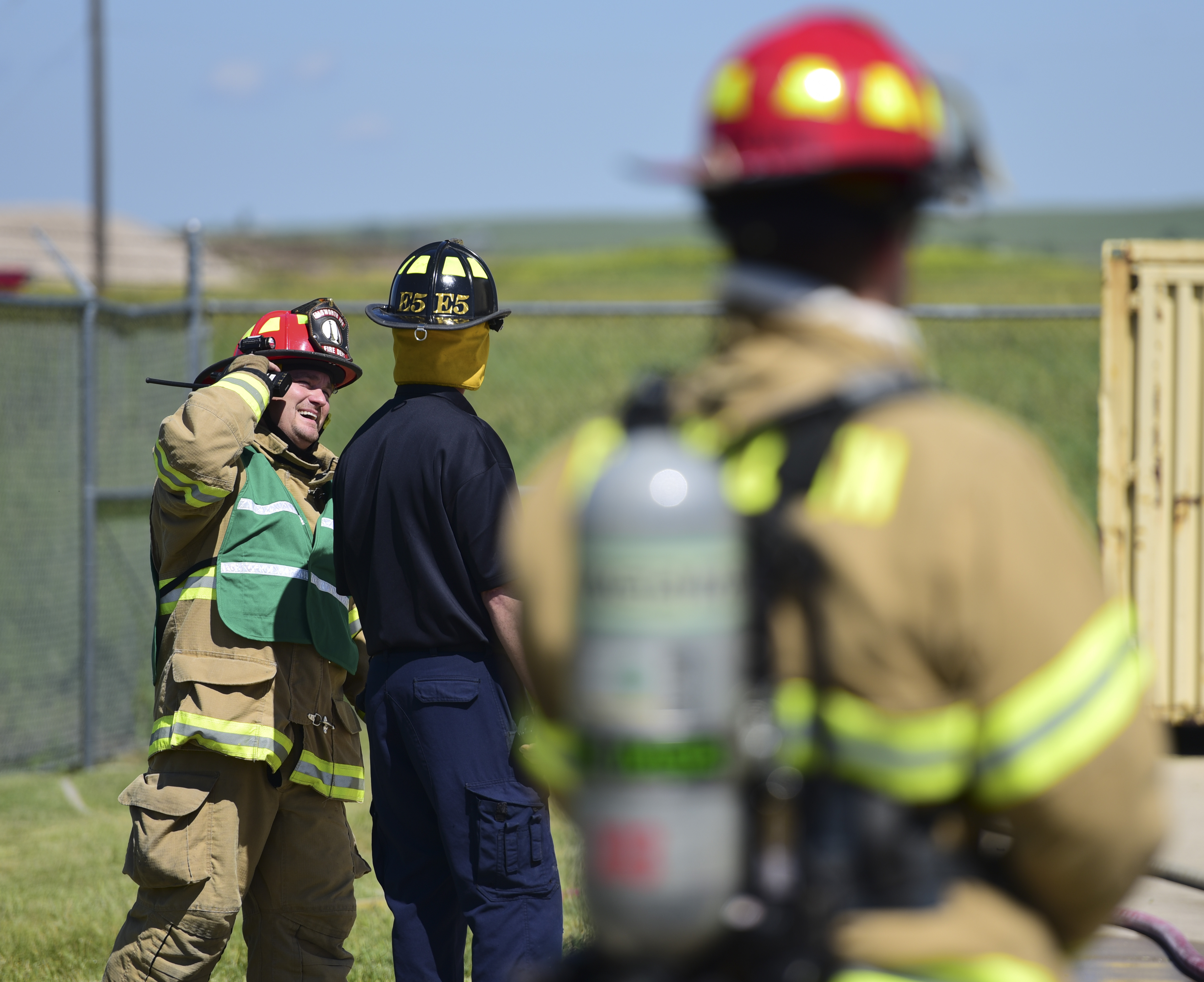 Ellsworth and RCFD train at 700 degrees