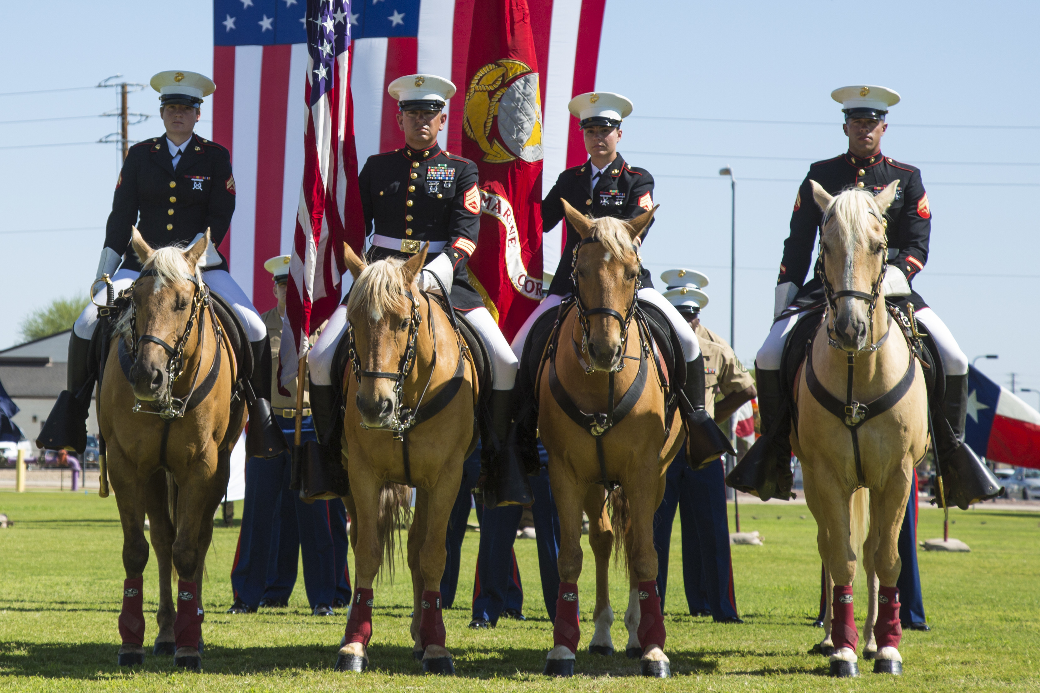 Mounted Color Guard Visits MCAS Yuma > Marine Corps Air Station Yuma > News