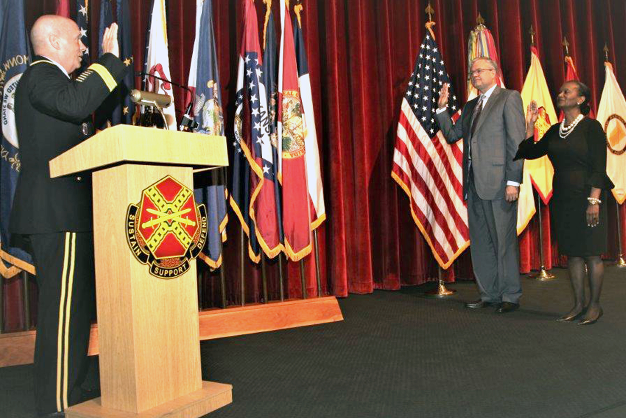 IMCOM SESs Swearing In