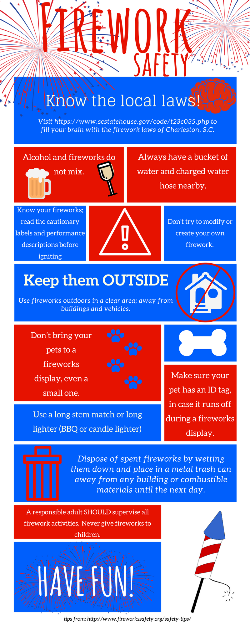 Be prepared with firework safety