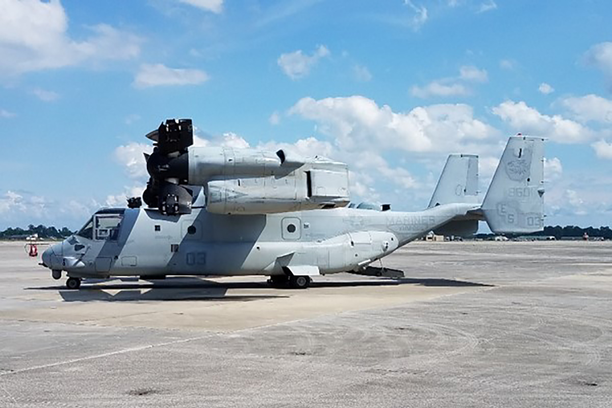 Marine Corps adds MV-22 Osprey to Networking On-the-Move family of ...