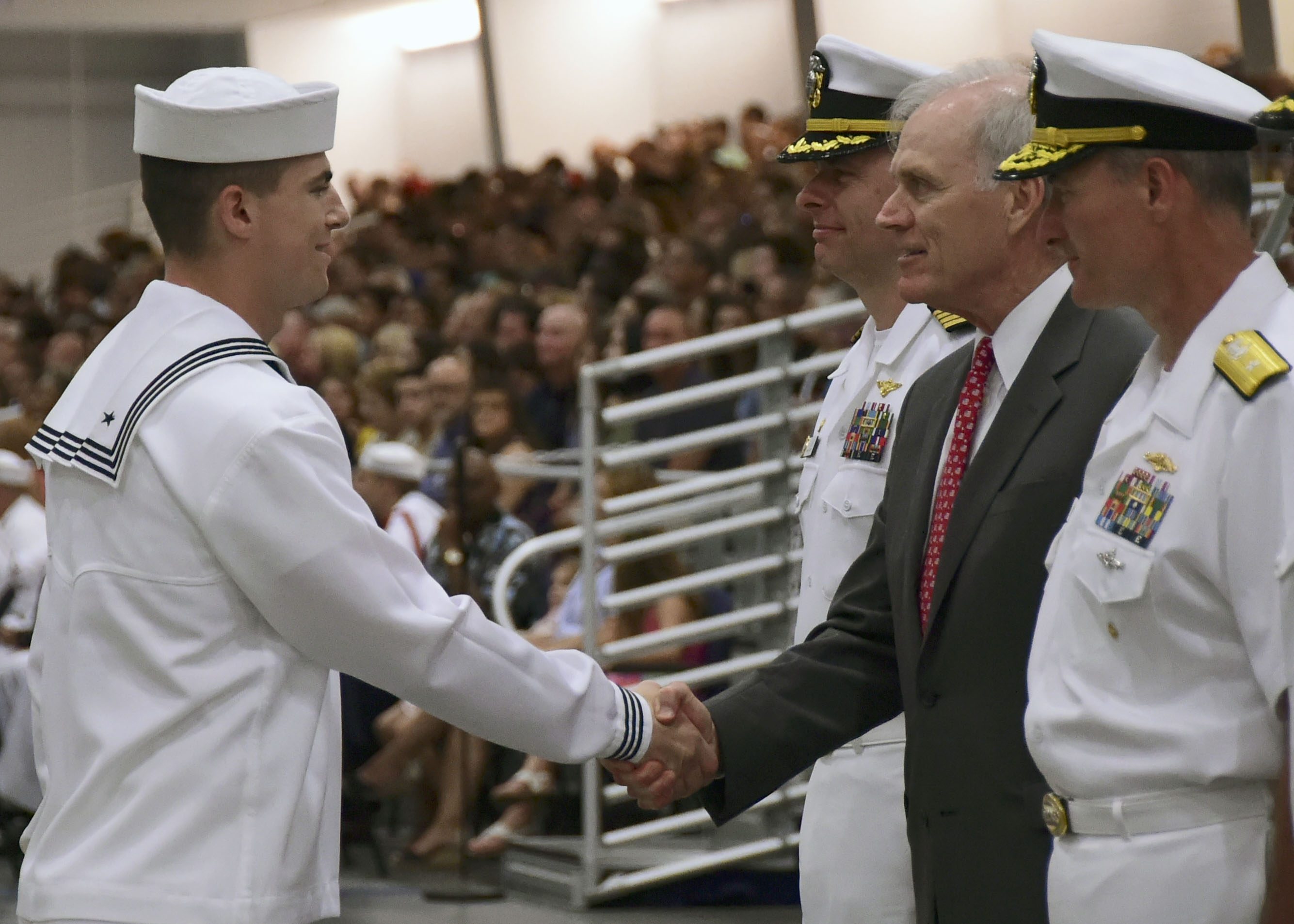 SECNAV Observes New Recruit Training, Reviews Graduation > United ...