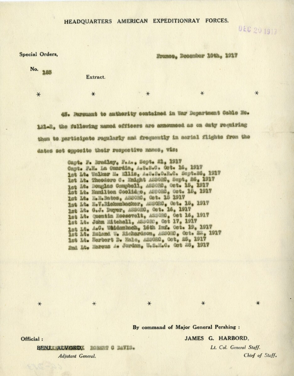 Lt. Edward Rickenbacker > National Museum of the United States Air ...