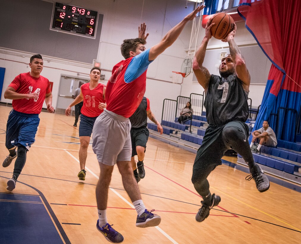 Intramural basketball Feb 2018