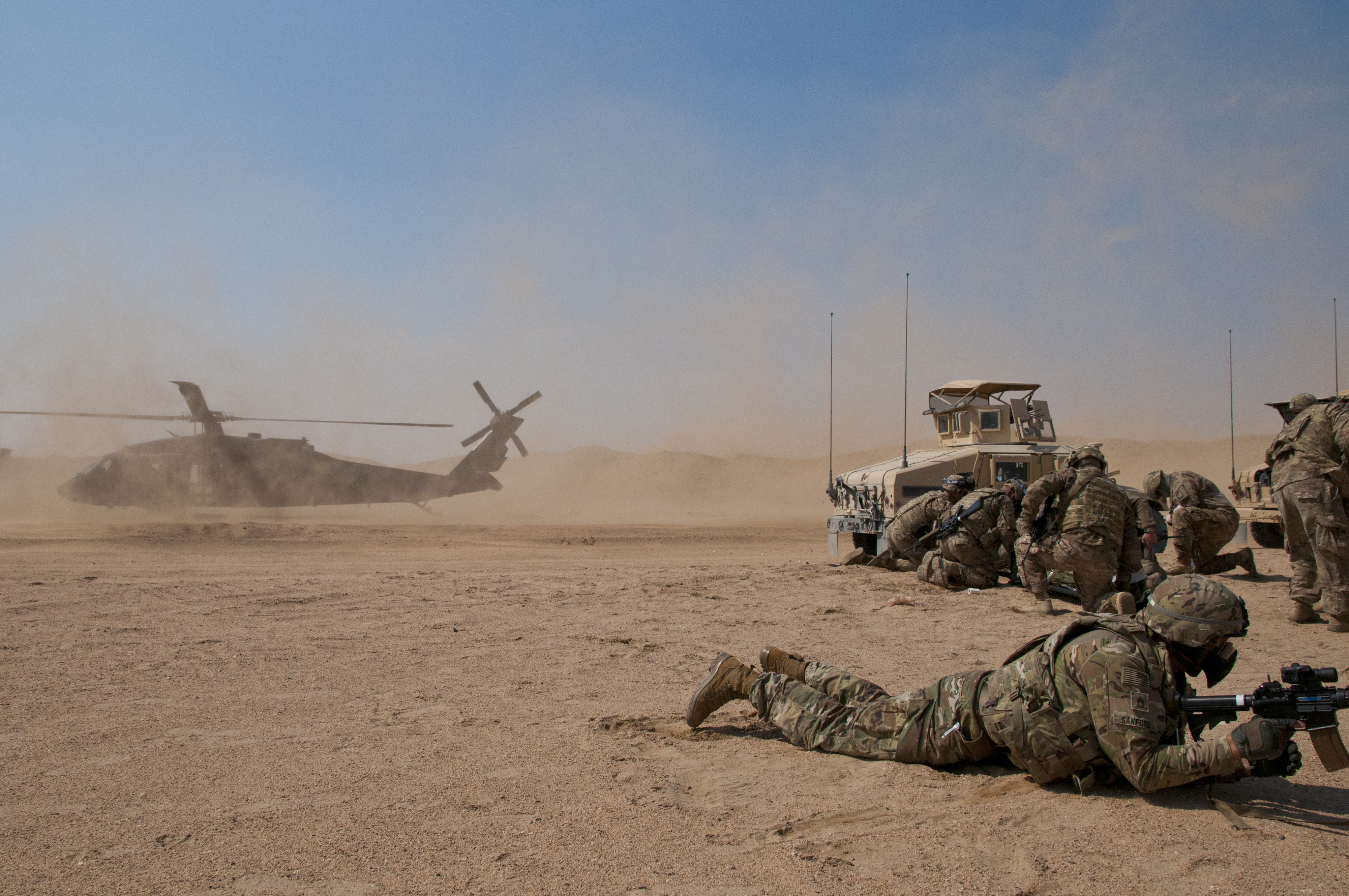 Artillery Soldiers practice maneuver, medical tasks > U.S. Army Central ...