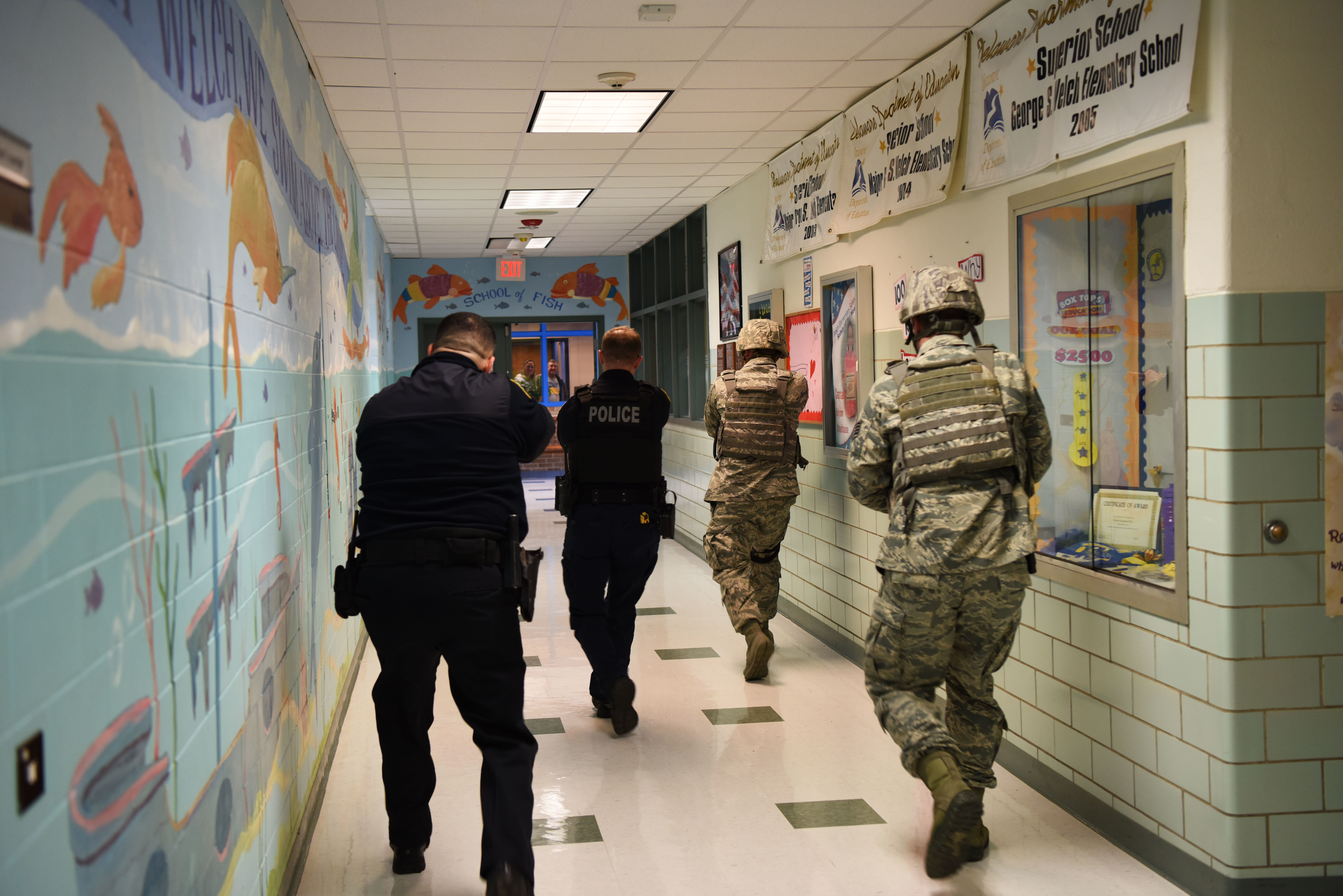 Active Shooter Exercise Prepares Dover Schools > Dover Air Force Base ...