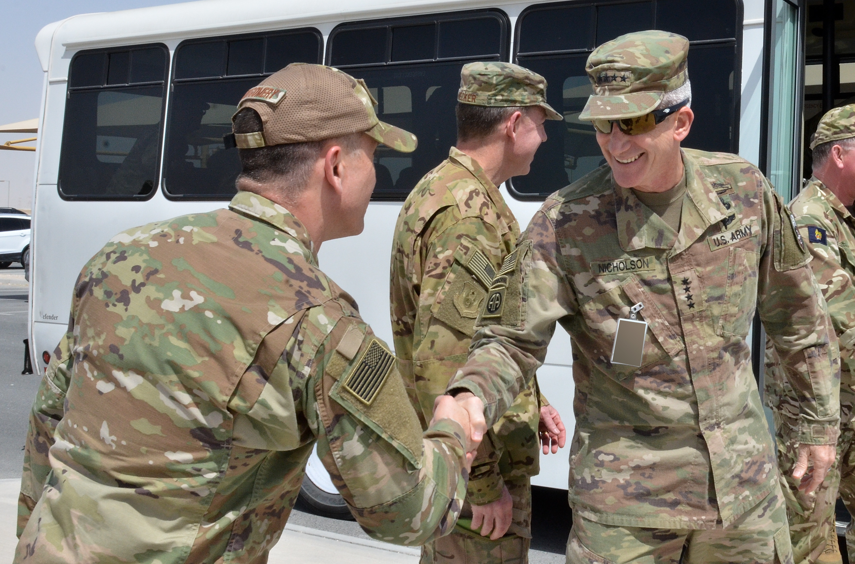 Resolute Support commander visits CAOC > U.S. Air Forces Central > News