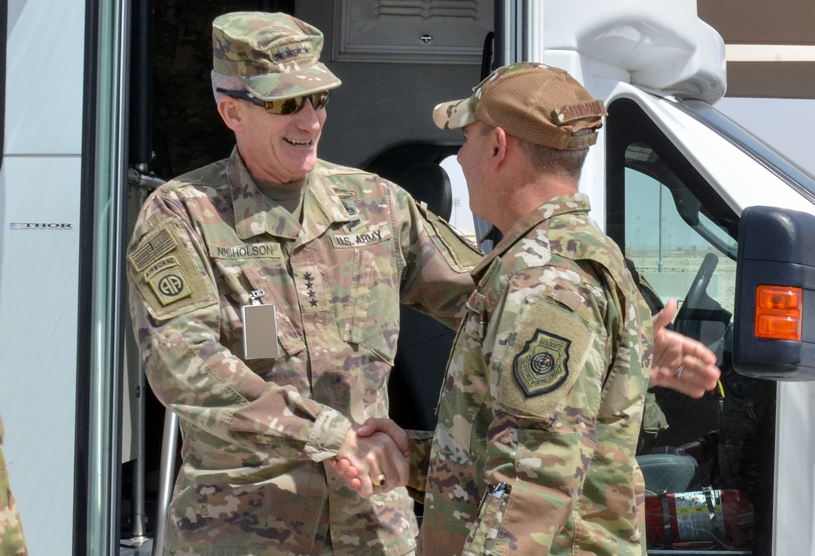 Resolute Support commander visits CAOC > U.S. Air Forces Central > News