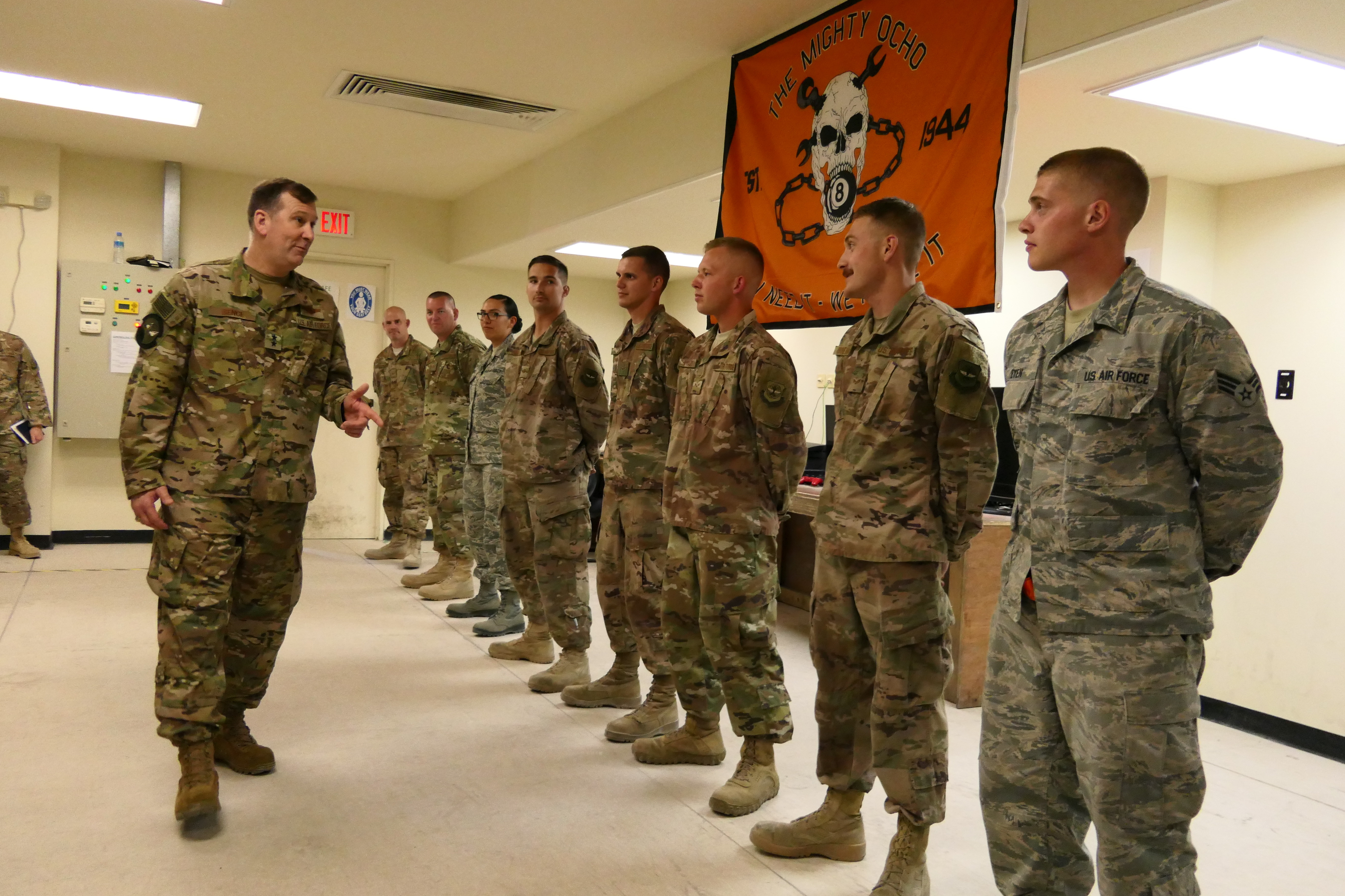 Expeditionary Center commander visits 521 AMOG’s en route squadrons ...