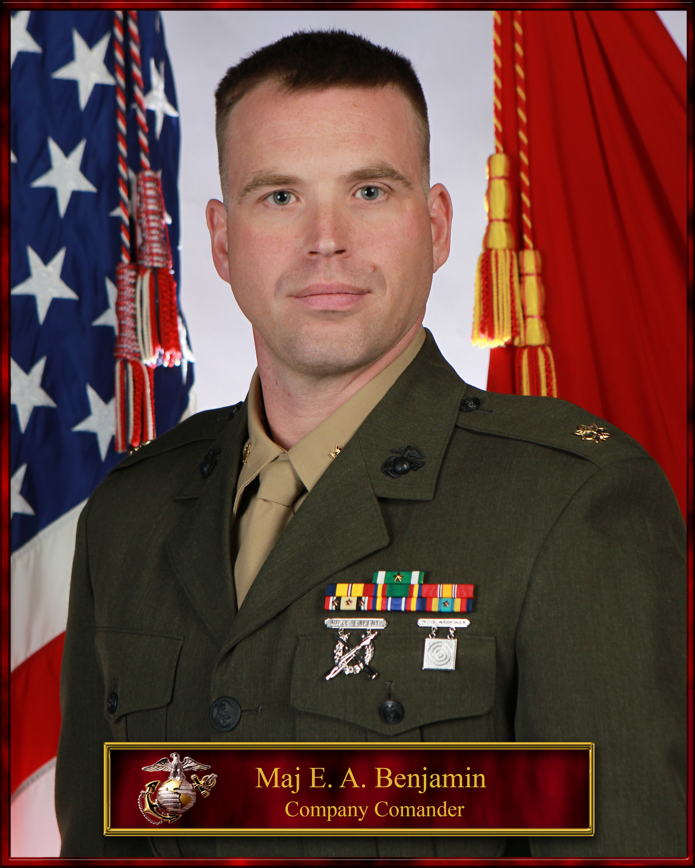 Maj. Eric A. Benjamin > 1st Marine Division > Leaders