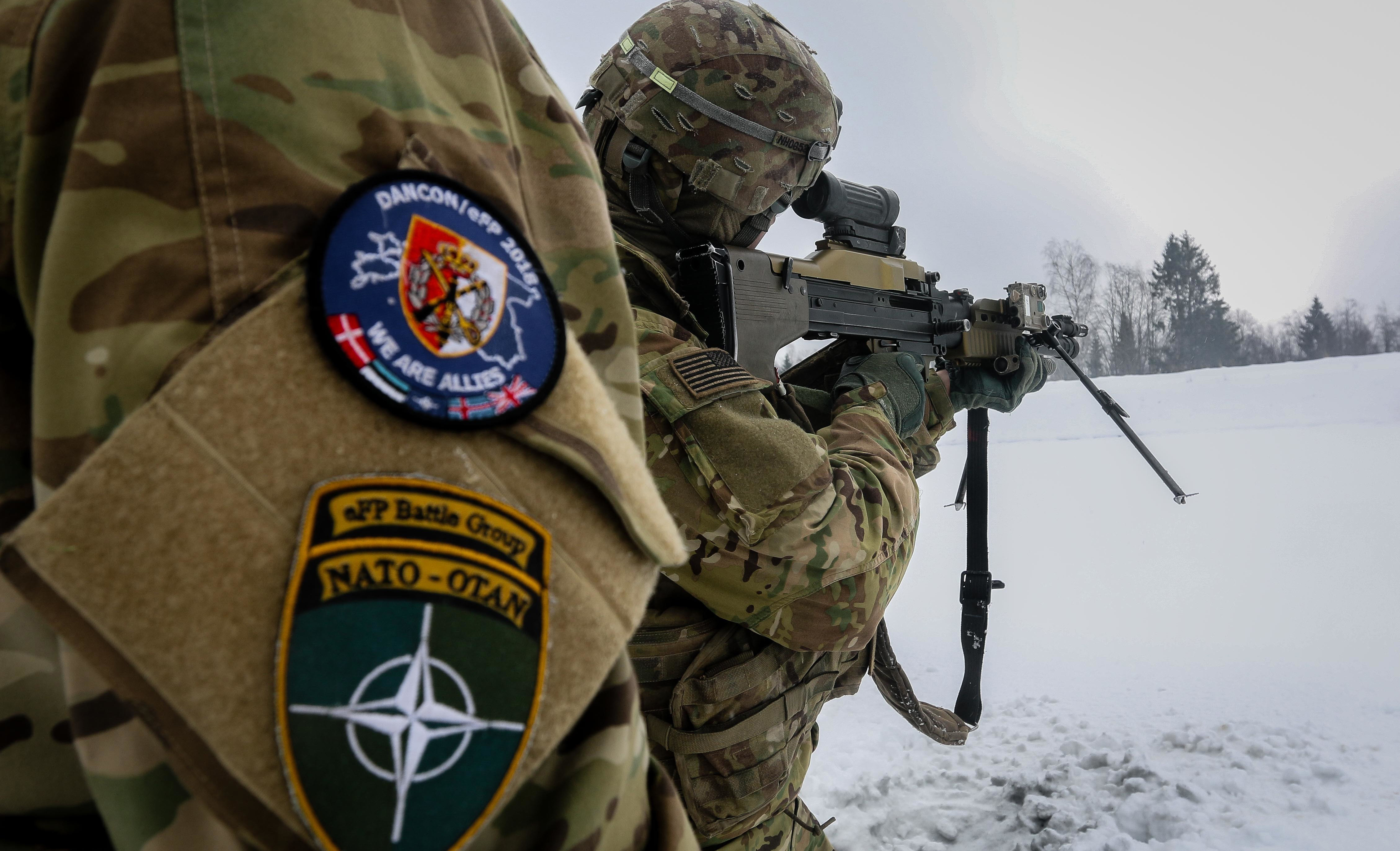 82nd BEB Weapons Training with Danish Army in Estonia
