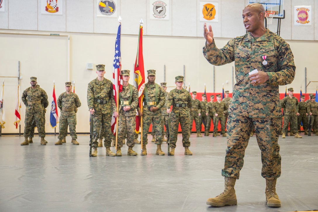 Swamp Foxes bid farewell to Sgt. Maj. Hebron