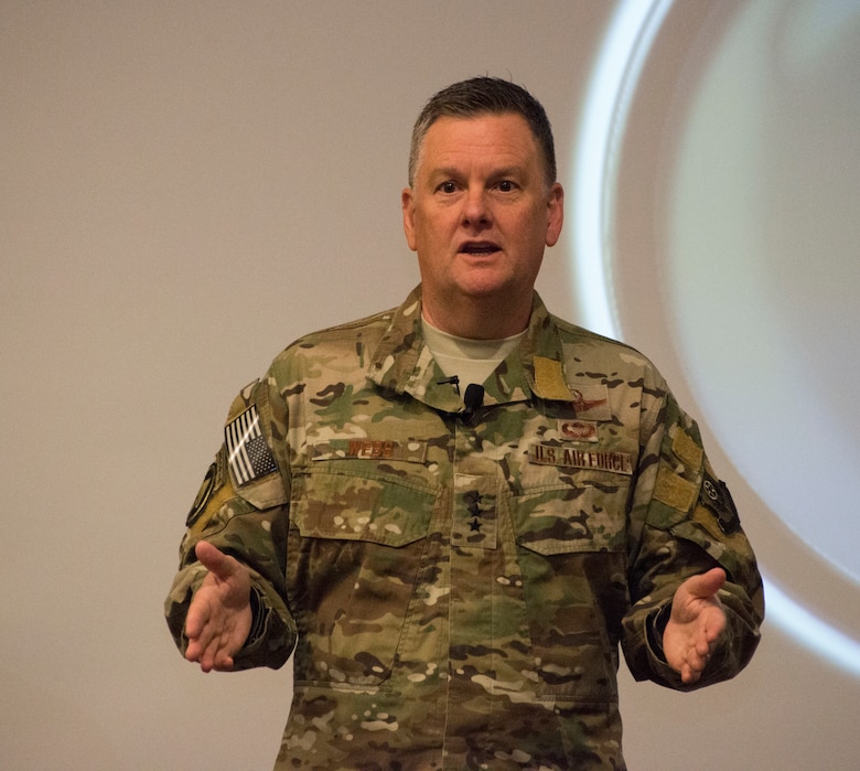 Leading from the top; AFSOC commander and command chief host all call ...