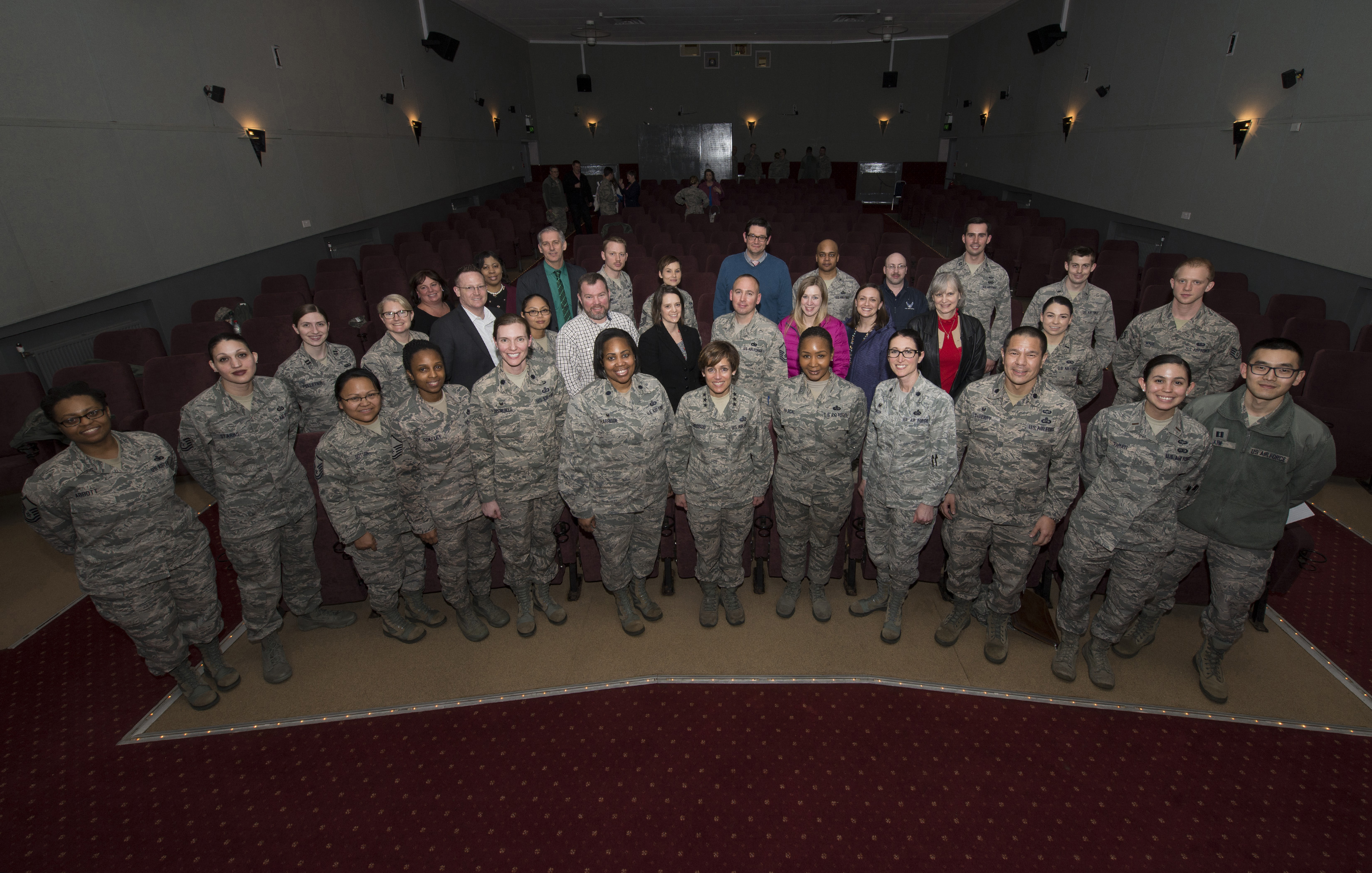 Lt. Gen. Gina Grosso Visits the 501st