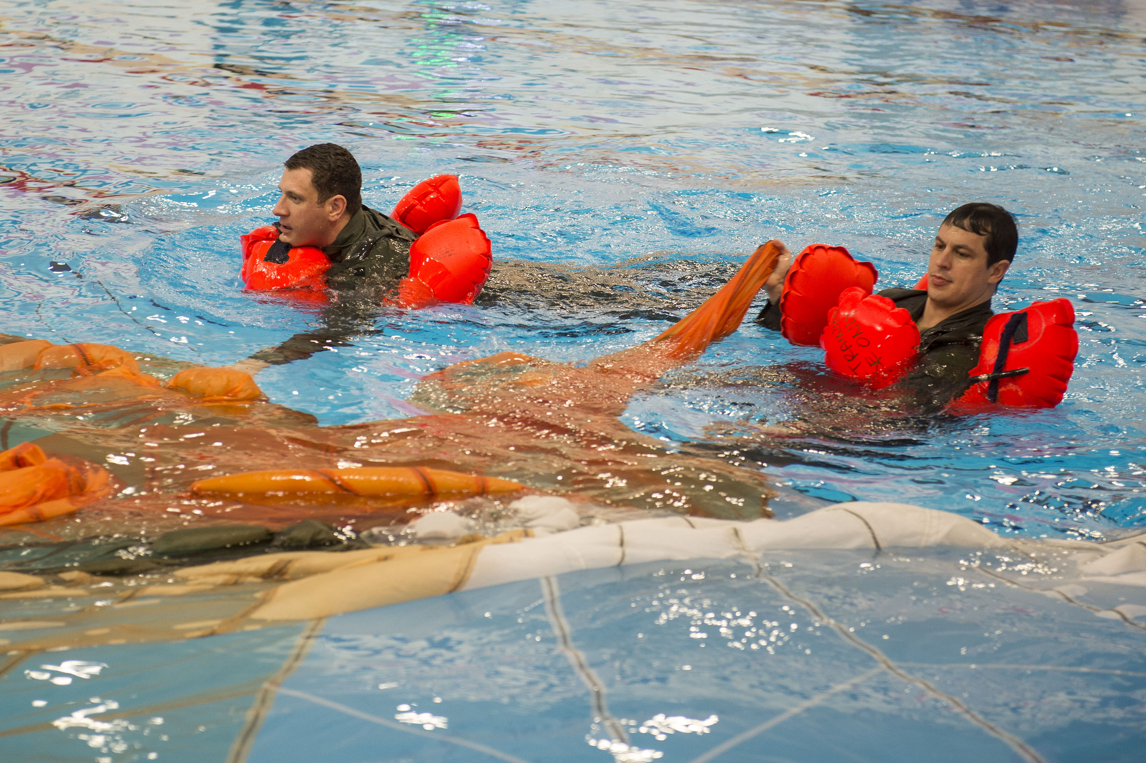 SERE hosts refresher course on water-survival