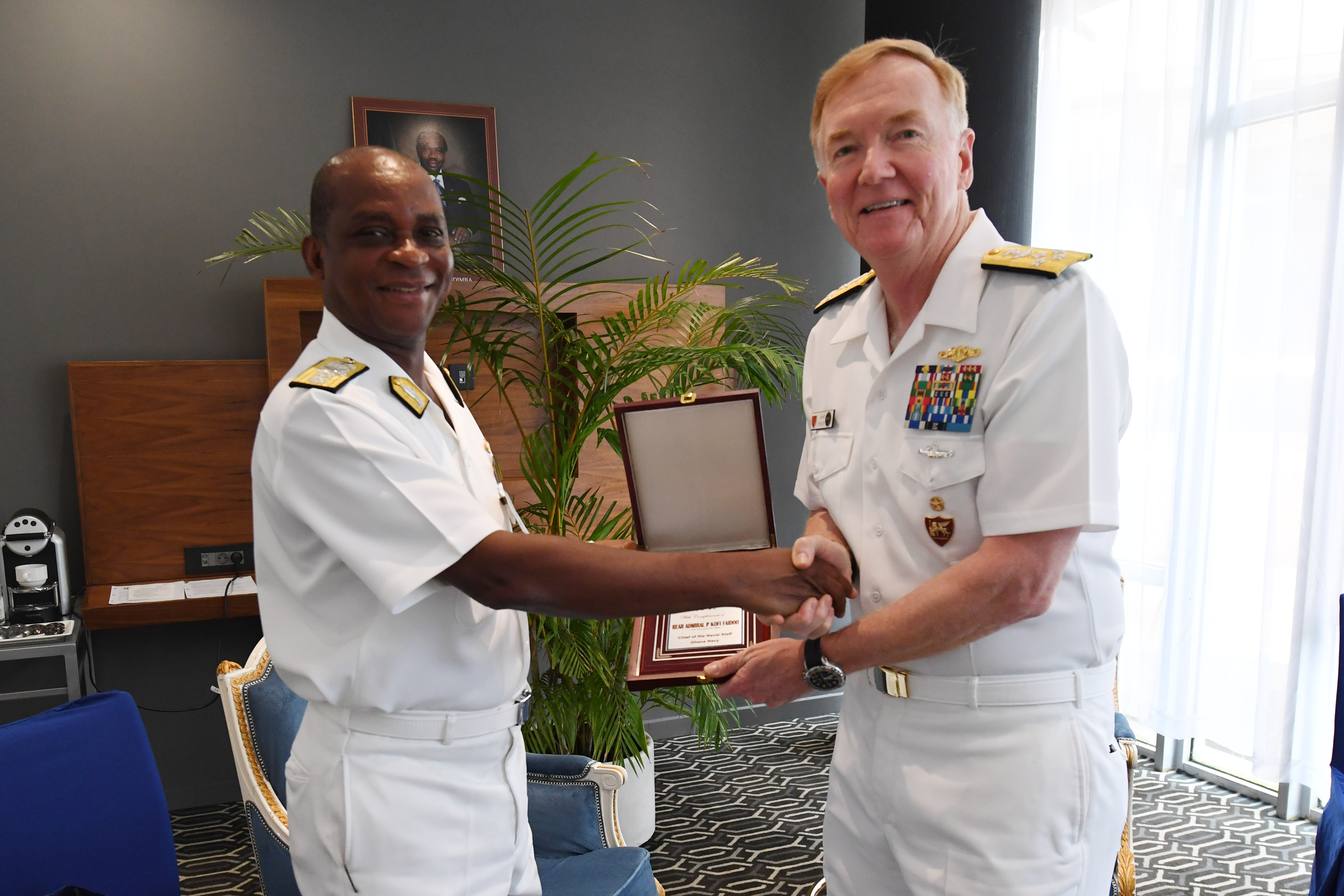 Navy's Senior Leader in Europe and Africa highlights his Five Focus ...