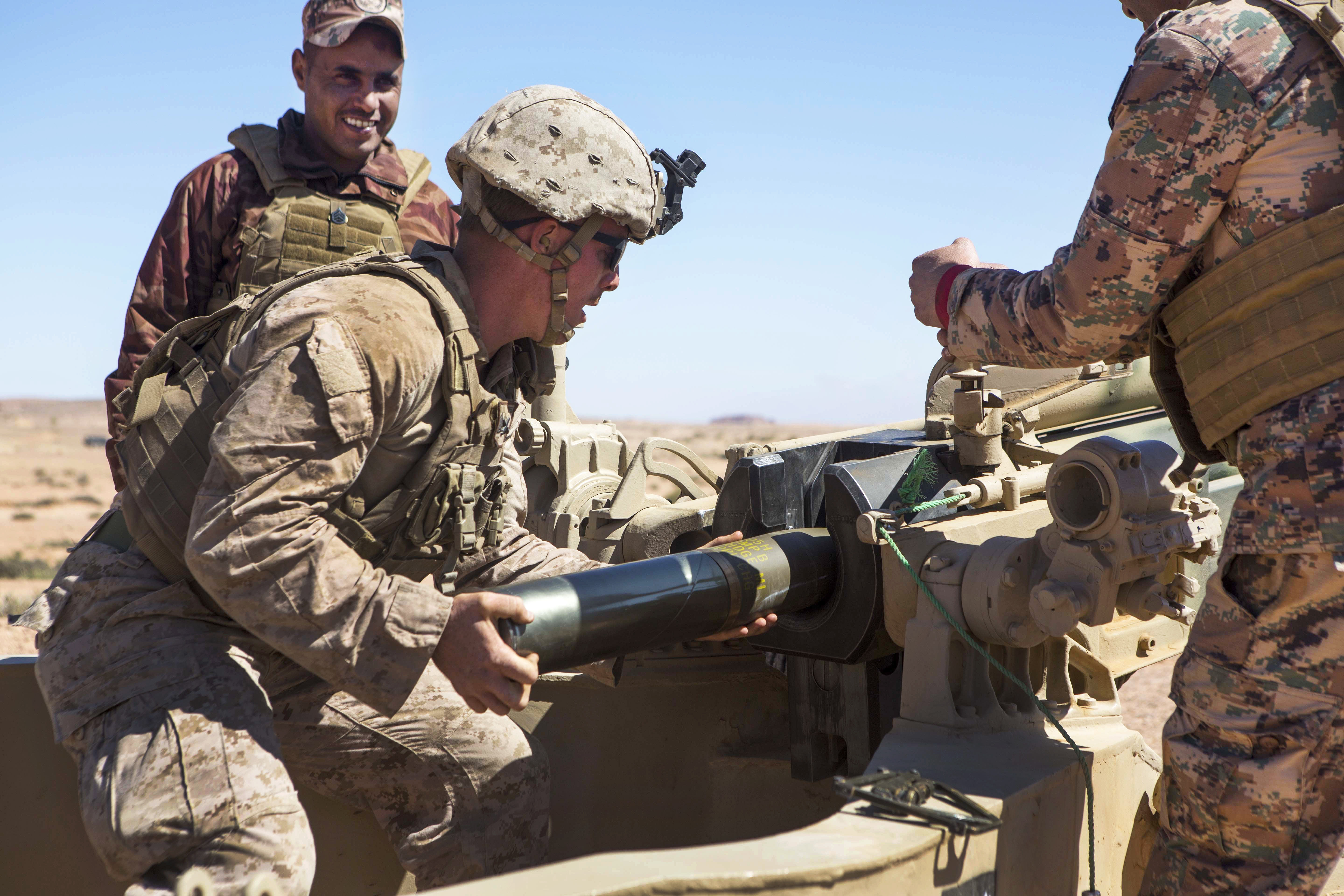 Marine Corps Artillery Howitzer