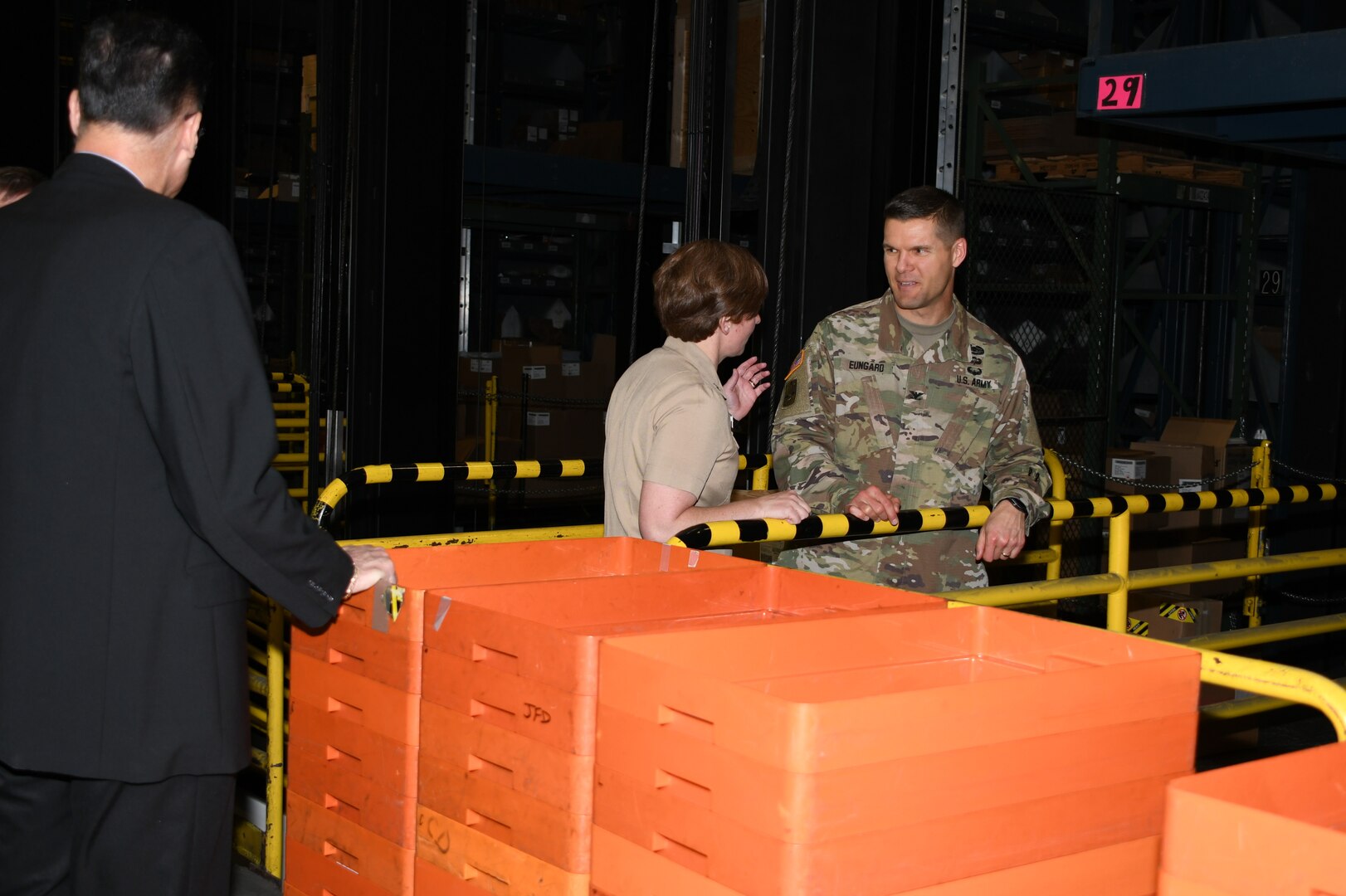 Incoming DLA Pacific Commander Visits Distribution Discusses Support