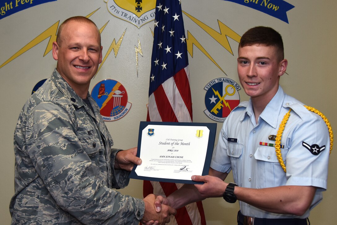 316th Training Squadron Student of the Month