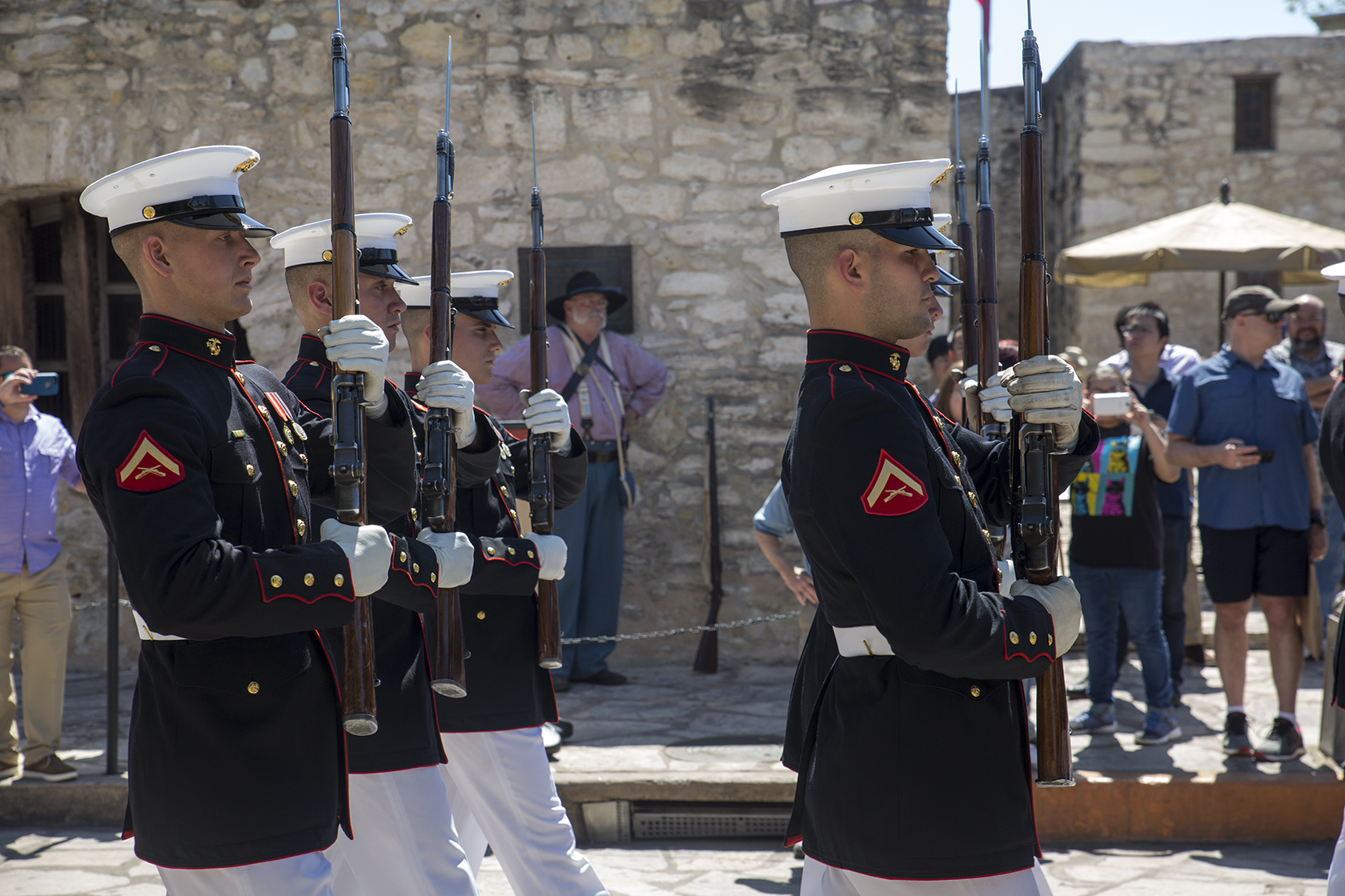San Antonio Tricentennial Battle Color Ceremony