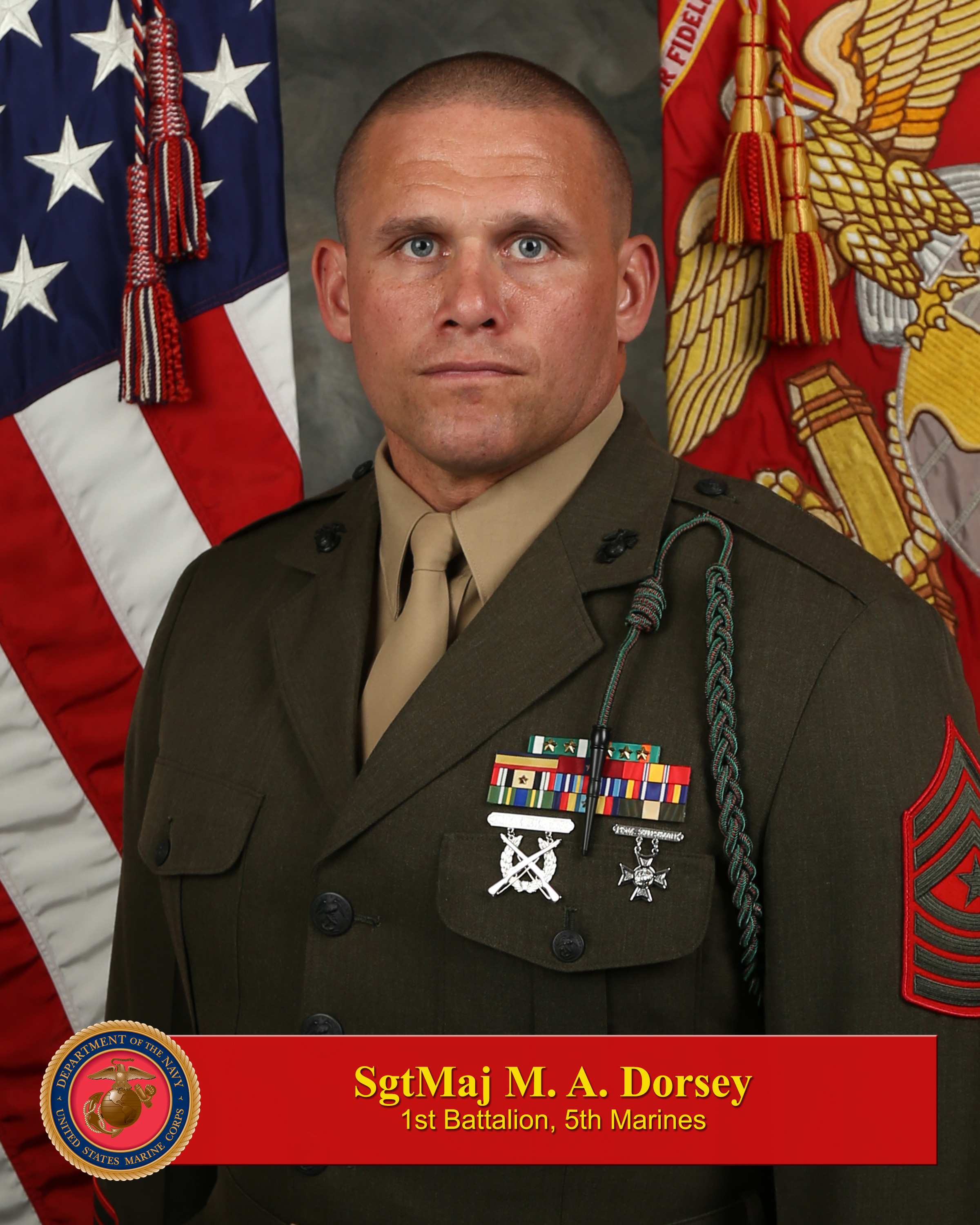 Sergeant Major Matthew A. Dorsey > 1st Marine Division > Leaders