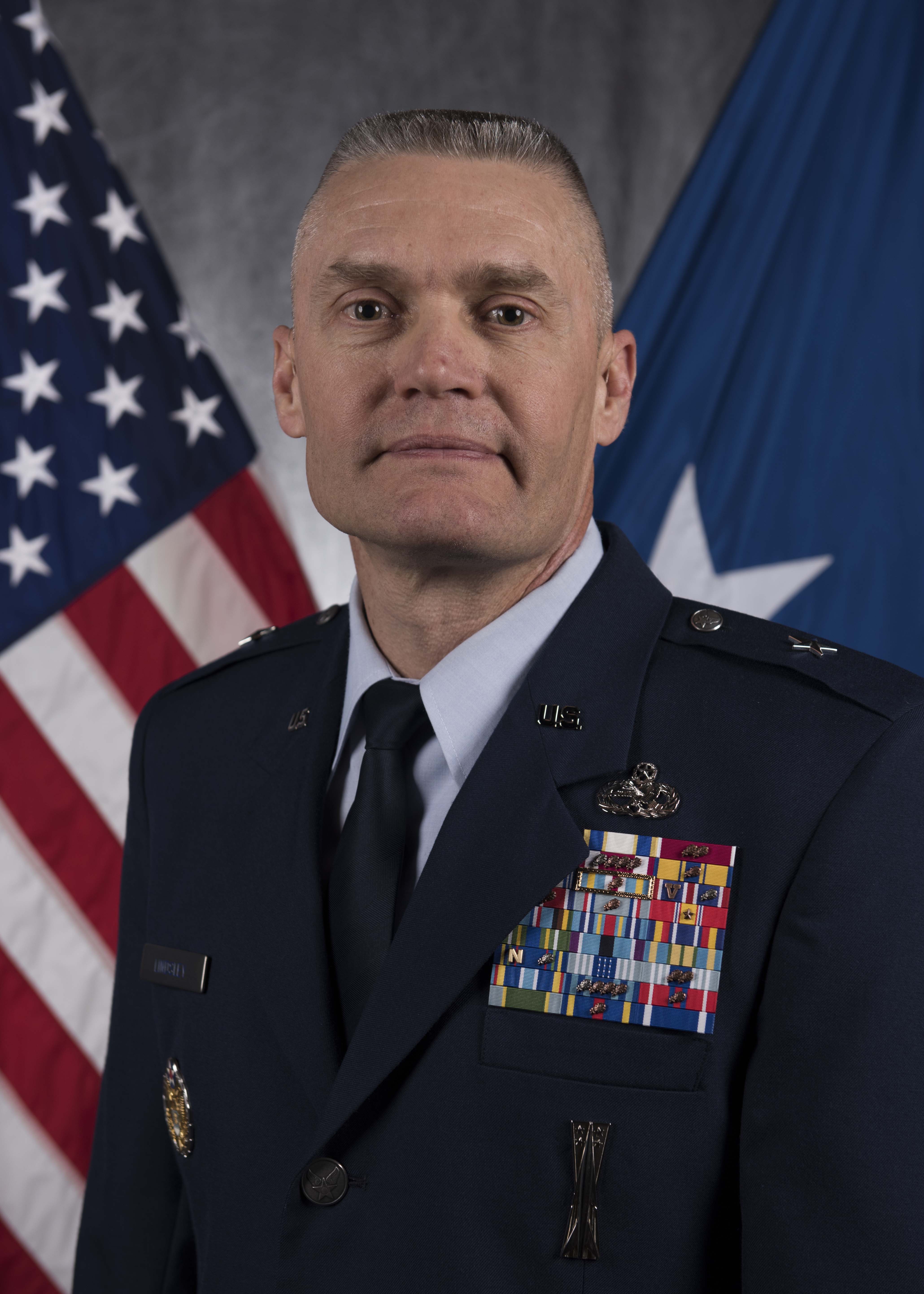 BRIGADIER GENERAL WALTER J. LINDSLEY > Air Force > Biography Display