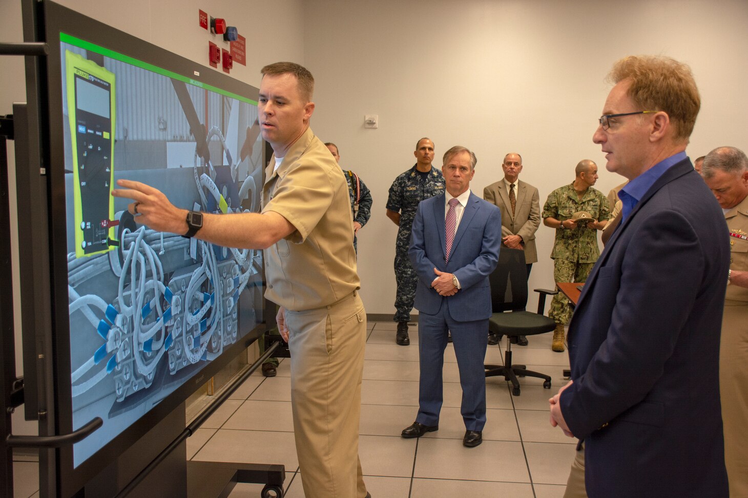 Under Secretary Explores Navy Training > United States Navy > News Stories