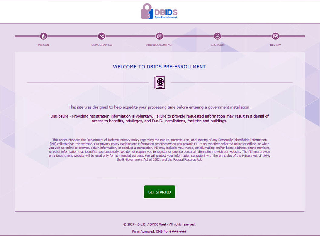 DBIDS Pre-enrollment Website > Defense Logistics Agency > News Article View