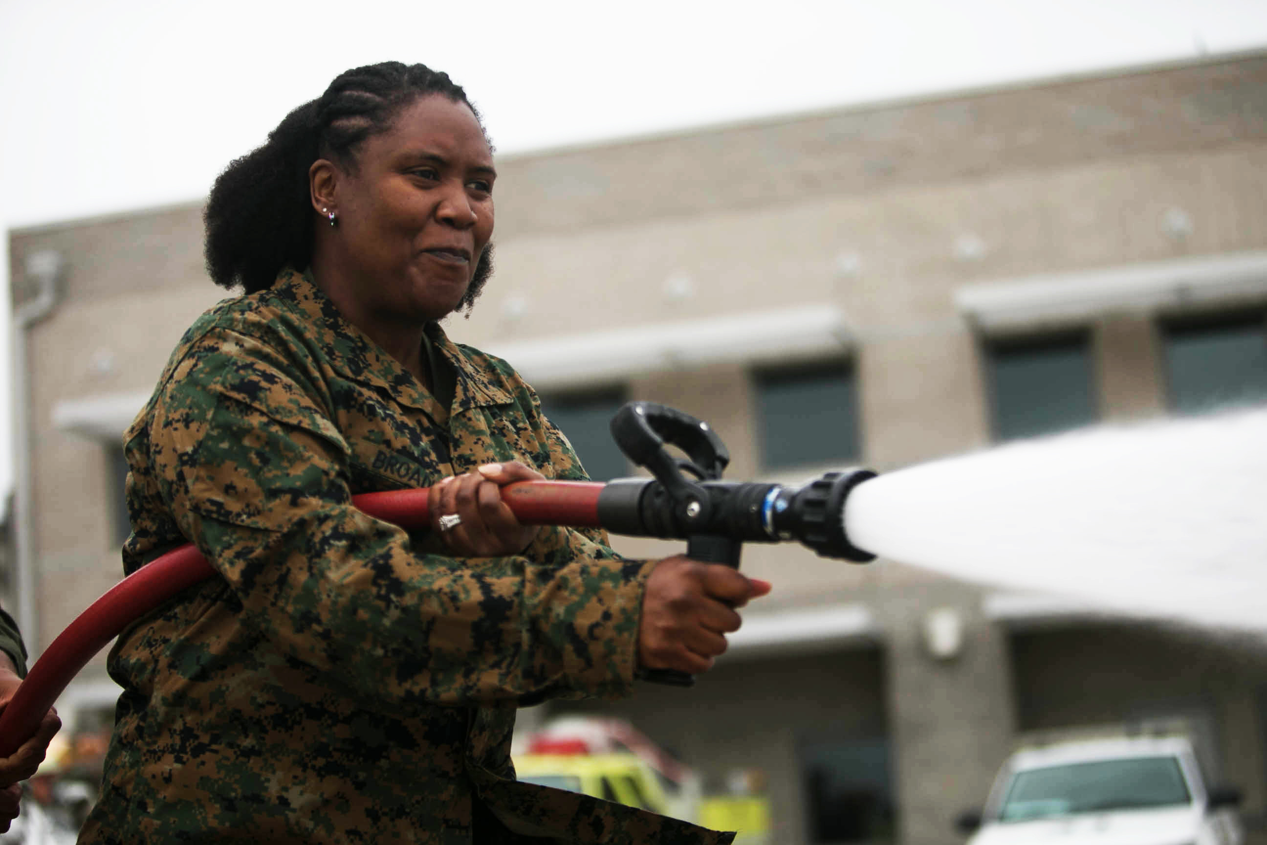 HHS Marines host "Walk a Mile in Their Boots"