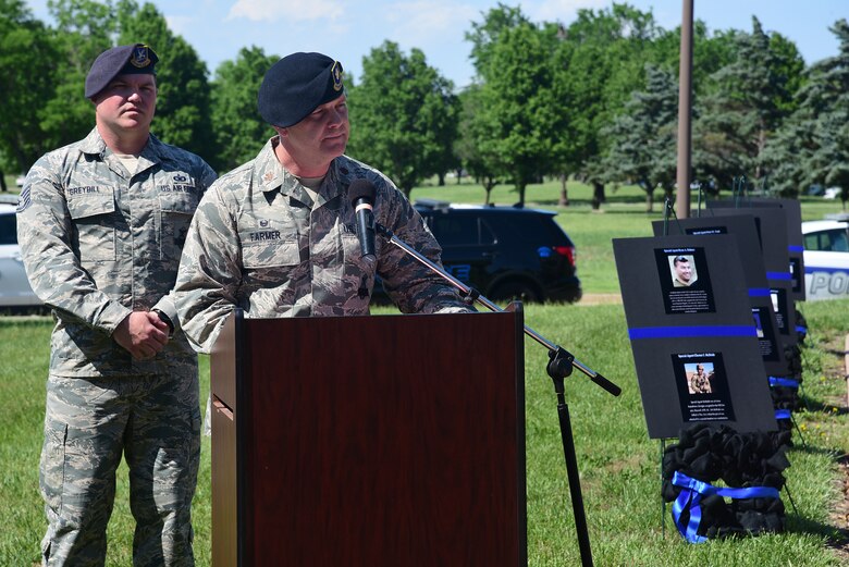 2018 Police Week Final Guardmount ceremony > McConnell Air Force Base ...