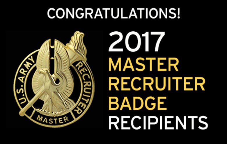 23 recruiters earn master recruiter badge in 2017 > U.S. ARMY ...