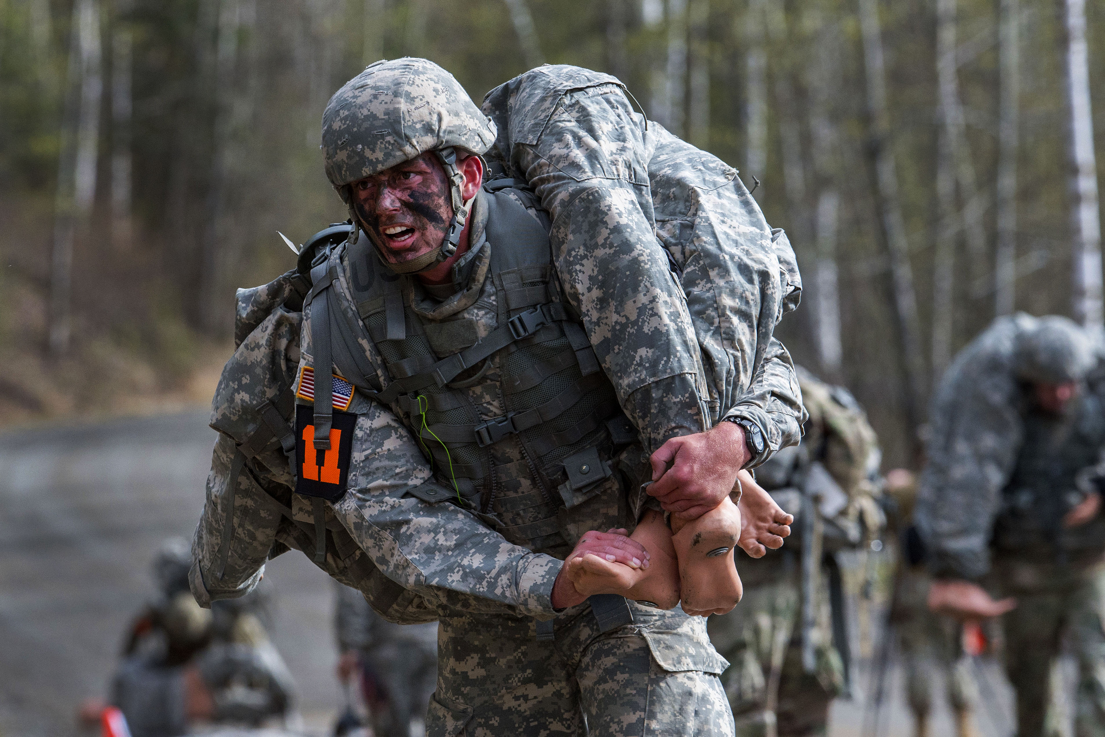 Carrying A Casualty | U.S. Department of War