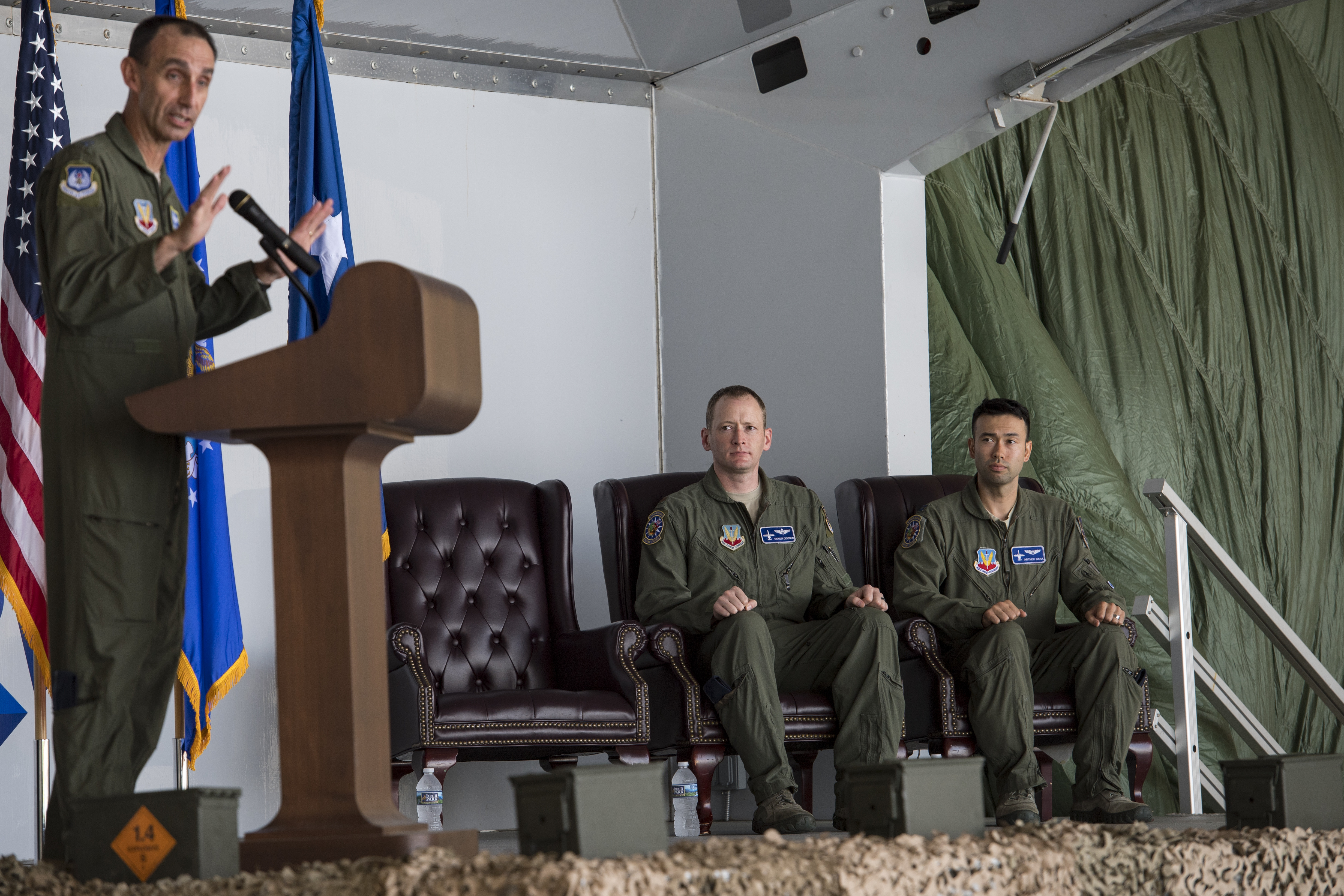 74th FS pilots receive DFC > Moody Air Force Base > Article Display