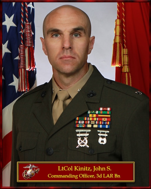 Lt. Col. John S. Kinitz > 1st Marine Division > Biography