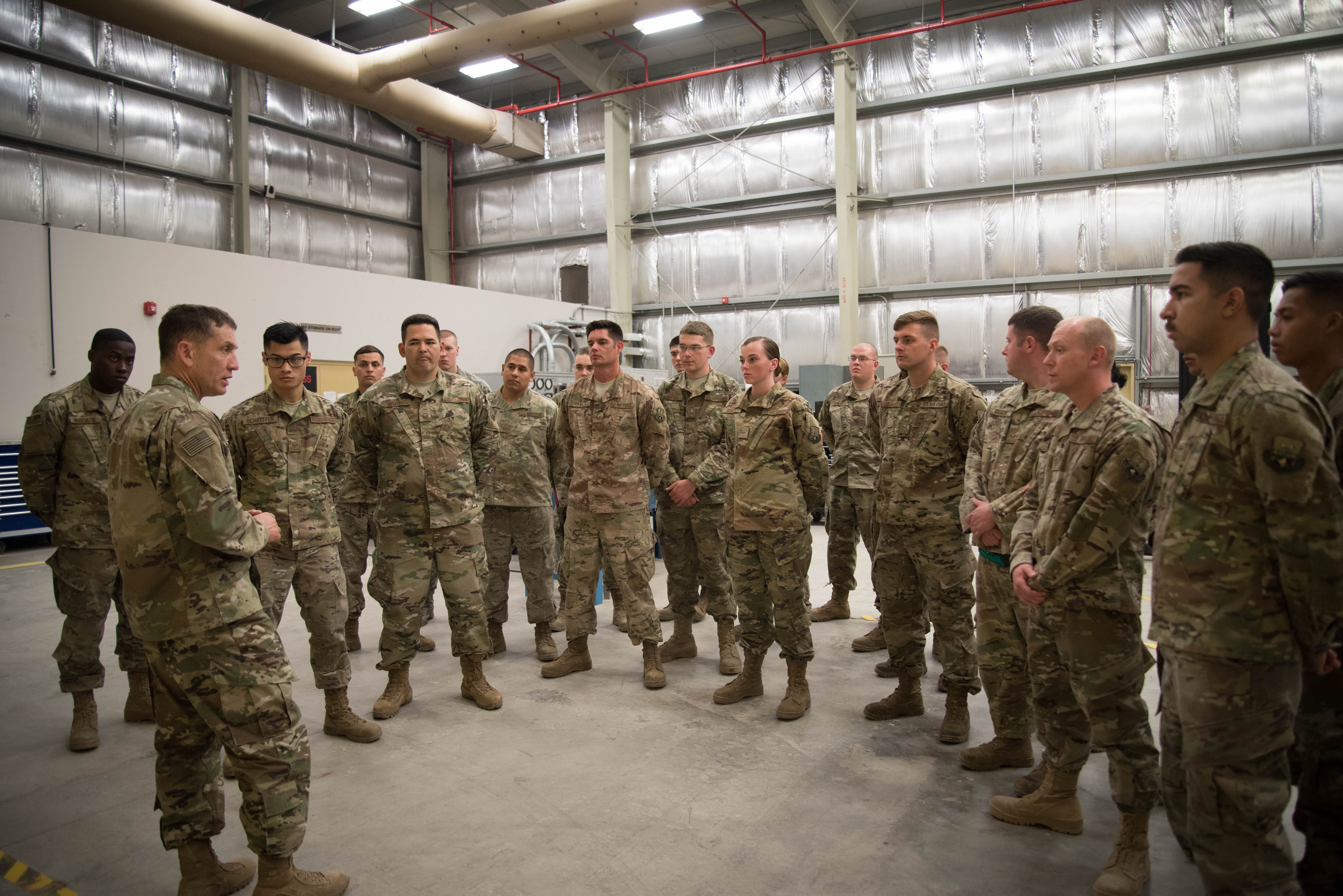 AFCENT Command Chief visits ADAB > U.S. Air Forces Central > News