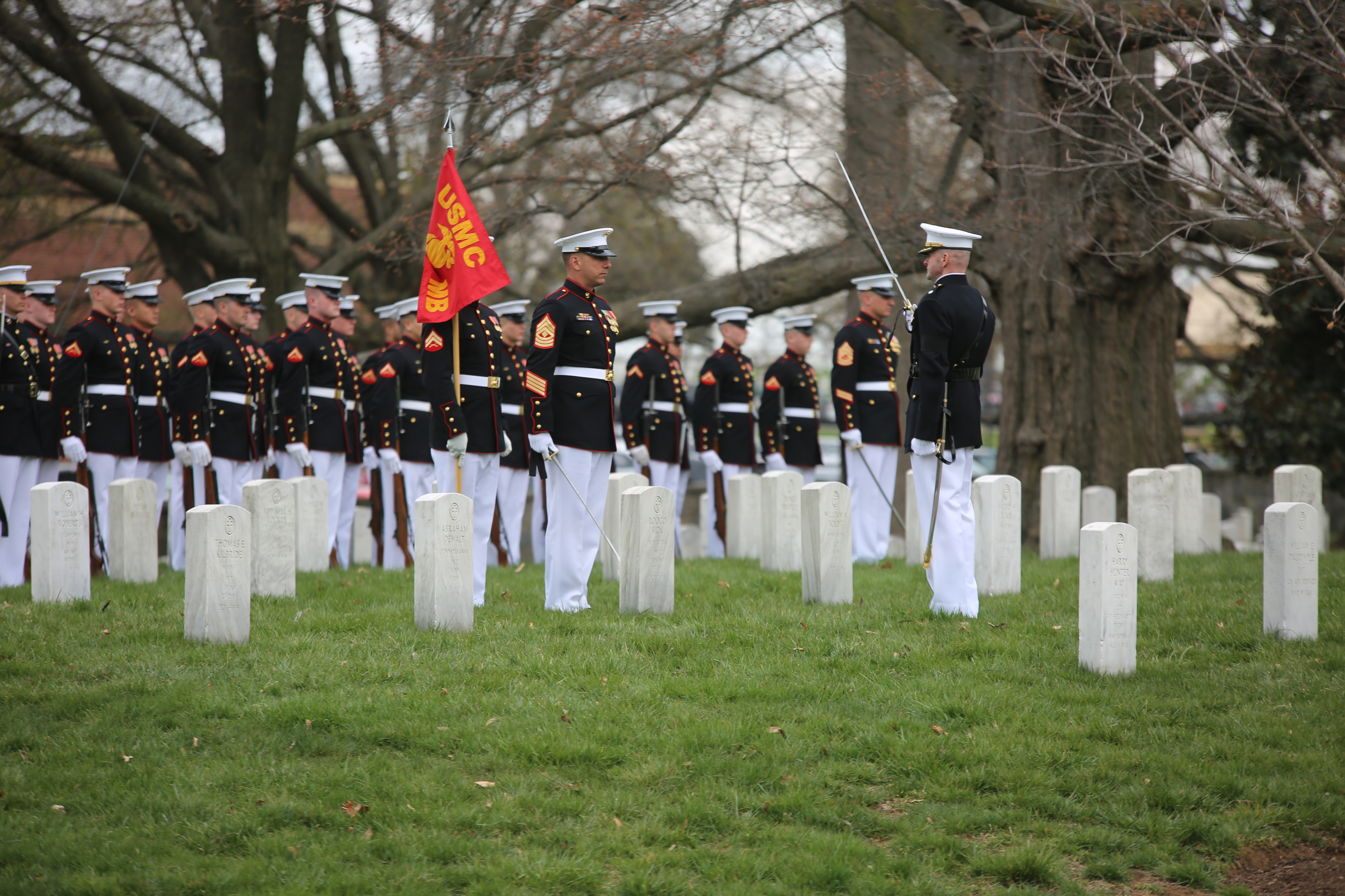 Funeral for Lt. Col. Erik Larsen